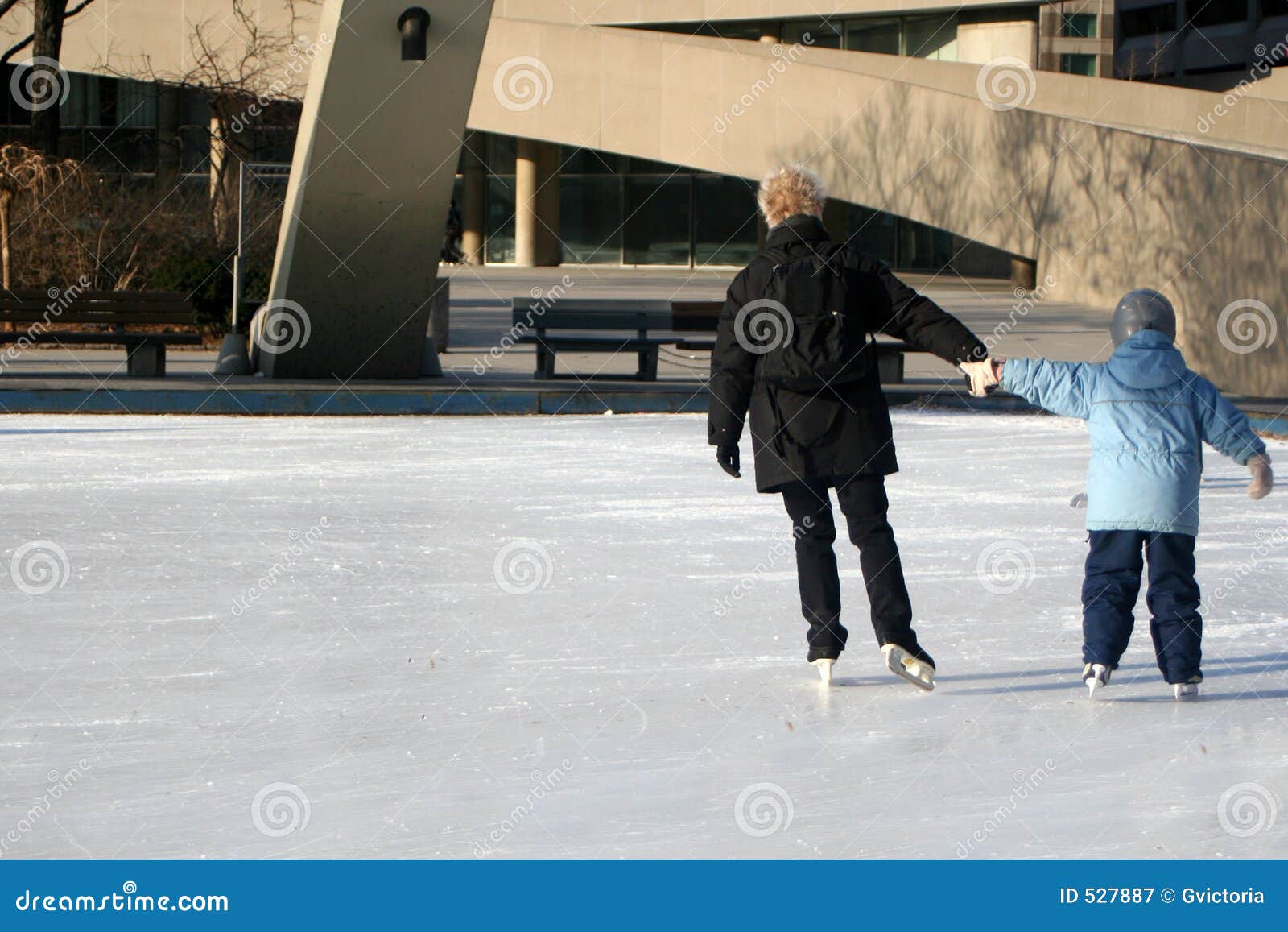 Family skate stock image. Image of couple, toronto, park - 527887