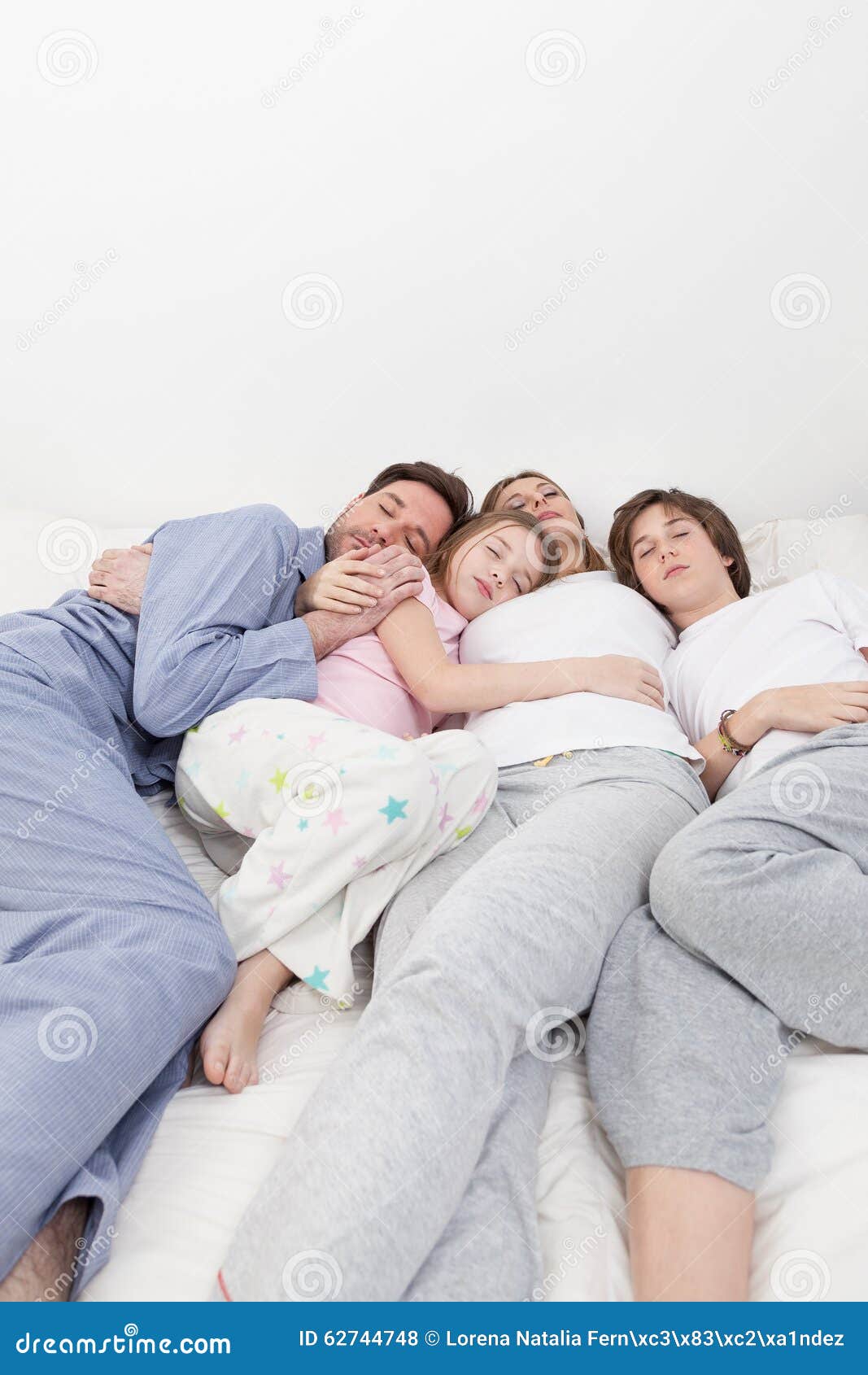 Family sleeping stock photo. Image of property, child - 62744748