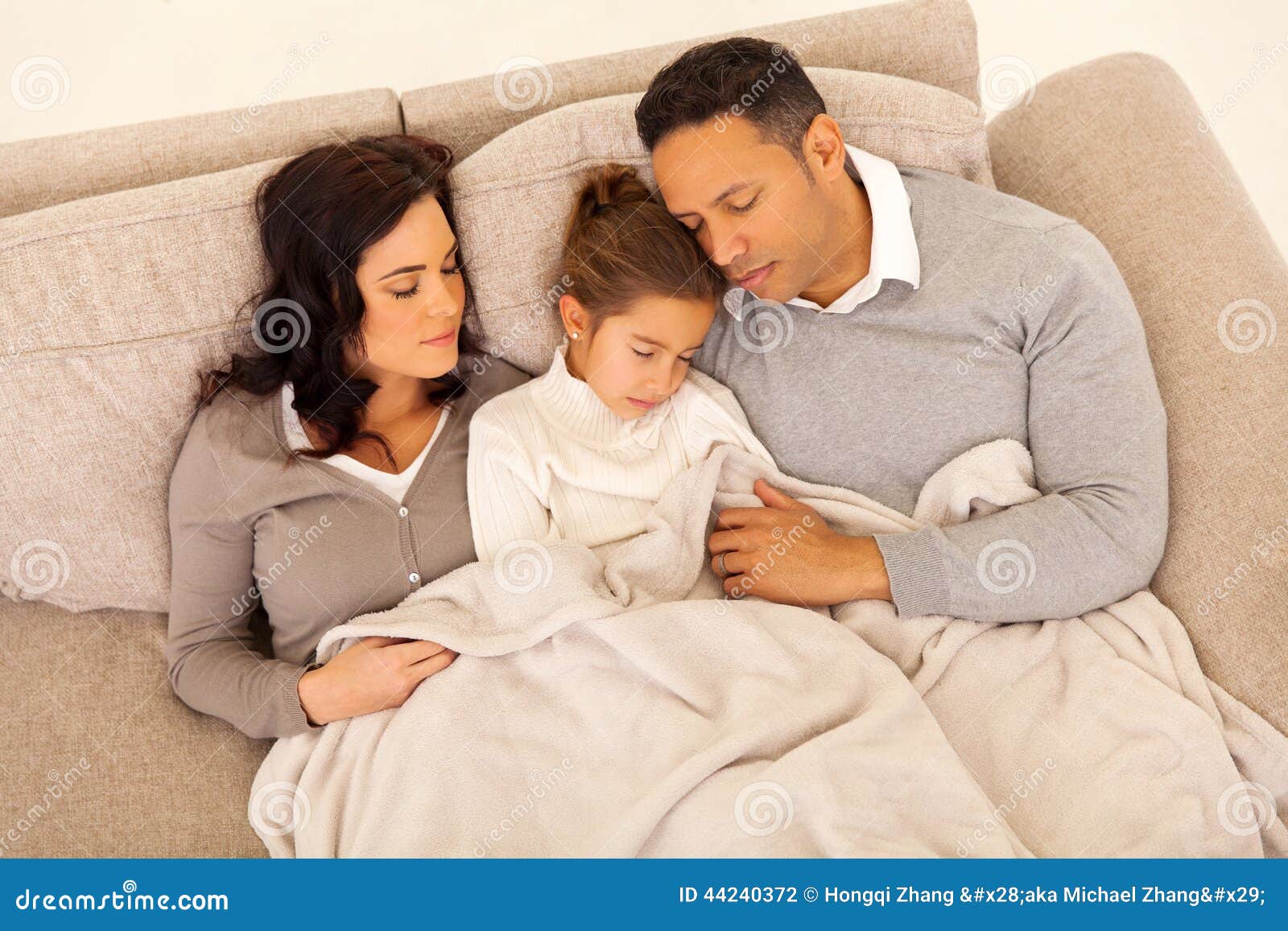 Family sleeping together stock photo. Image of adorable - 44240372