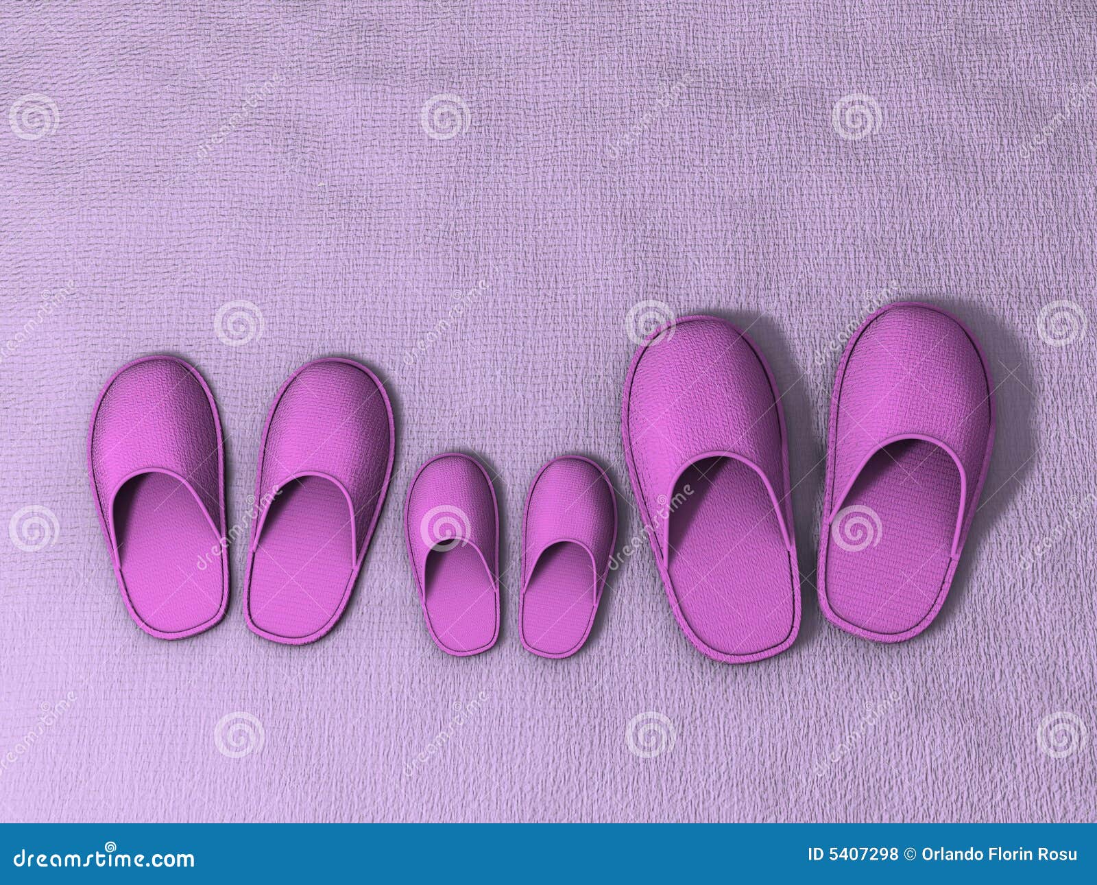 Family Slippers Picture. Image: 5407298