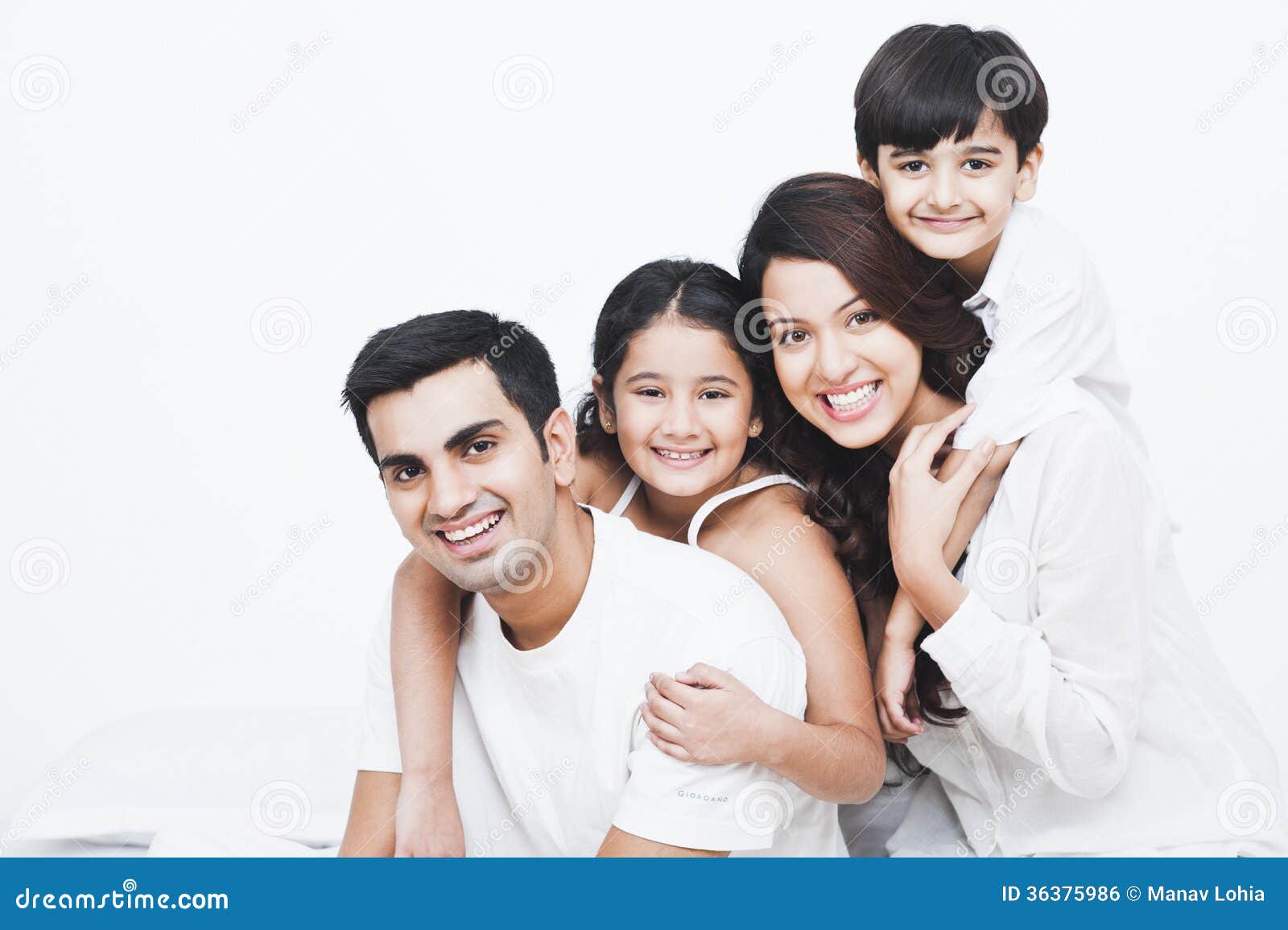 Family smiling stock photo. Image of camera, bedroom - 36375986