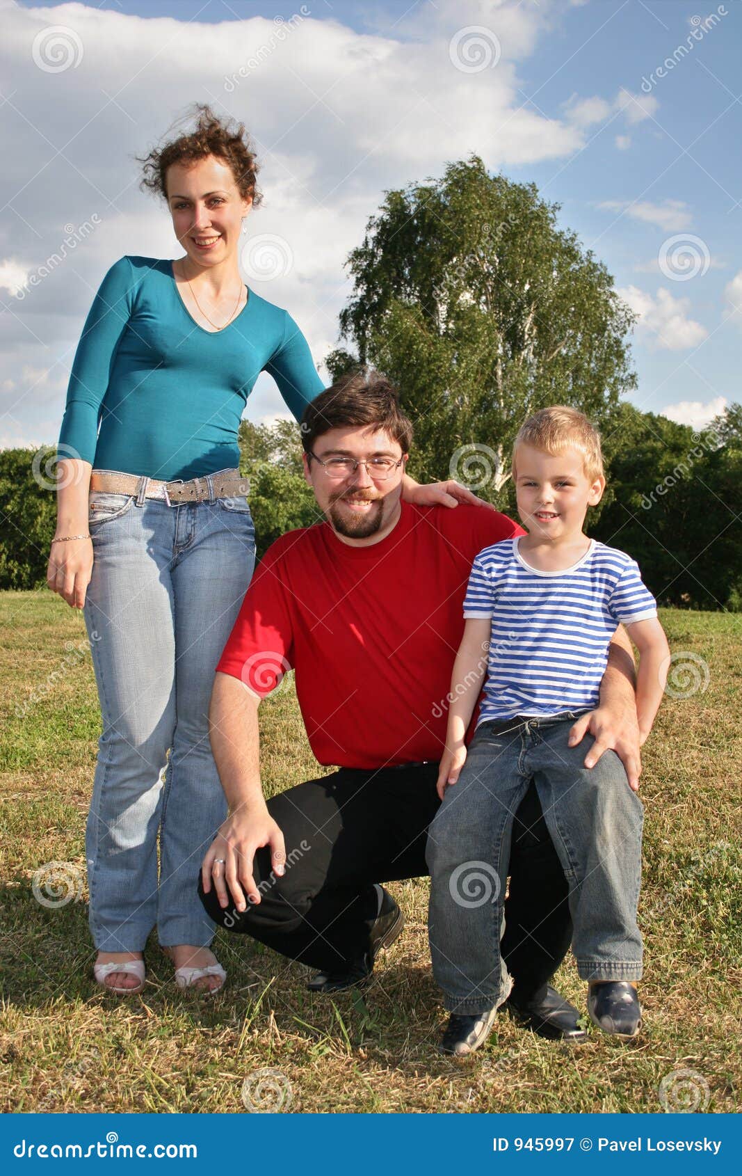 Family with son stock image. Image of parenthood, relation - 945997