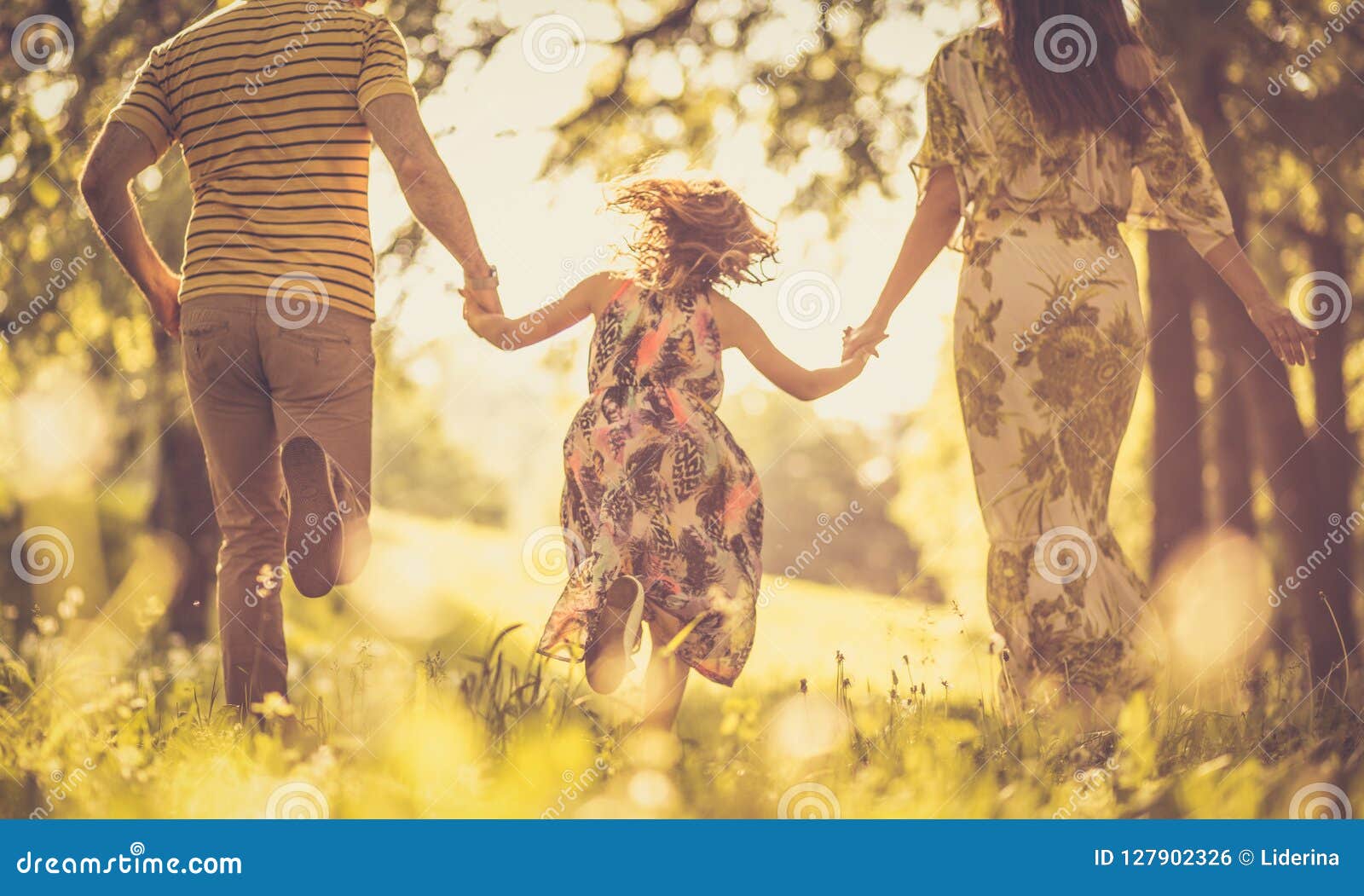 Family Spending Time Together Outside. Stock Photo - Image of outdoors ...