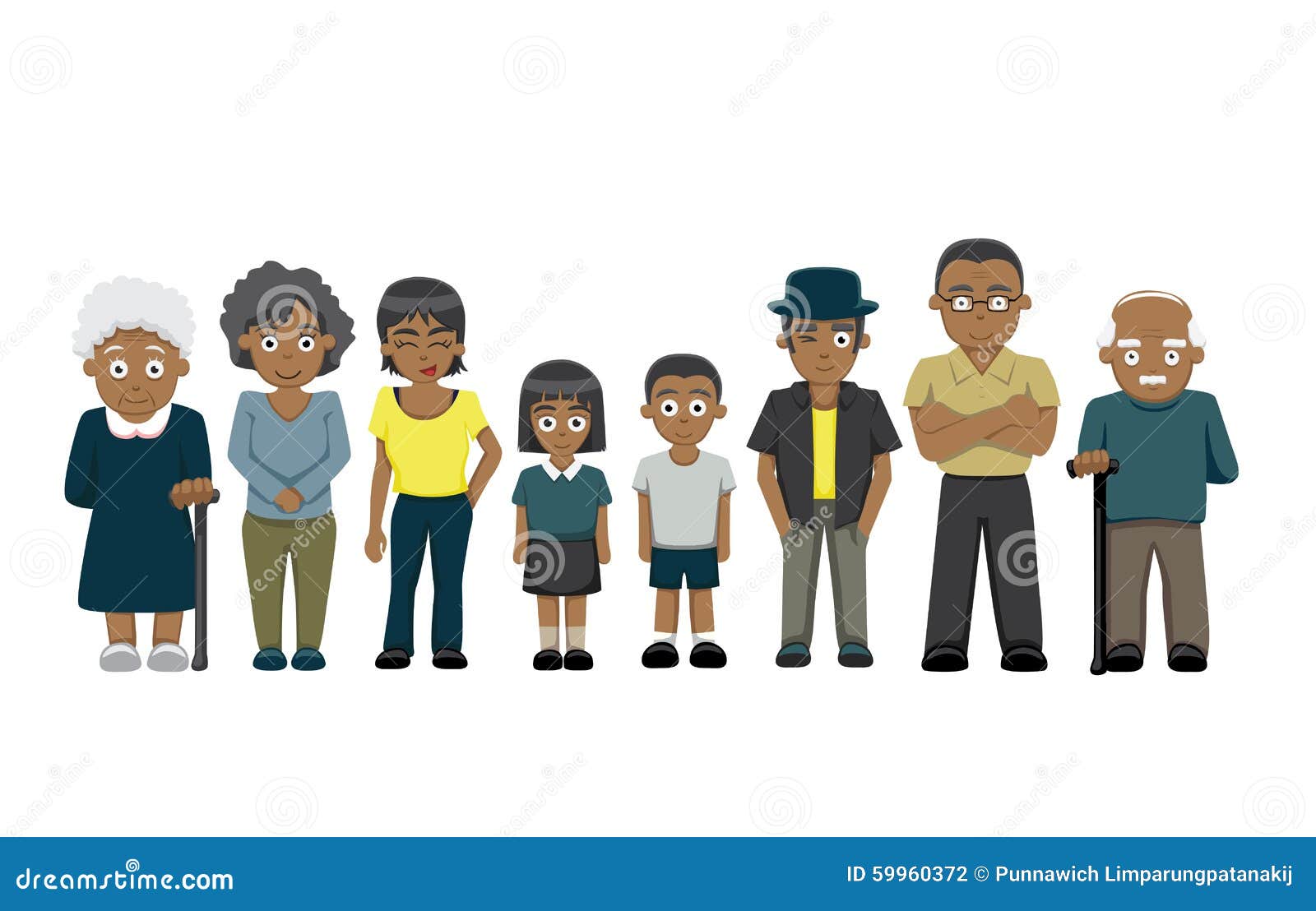 Family Standing Cartoon Vector Illustration 2 (Black) Stock Vector ... Family Standing Cartoon Vector Illustration 2 (Black) Stock Vector ...