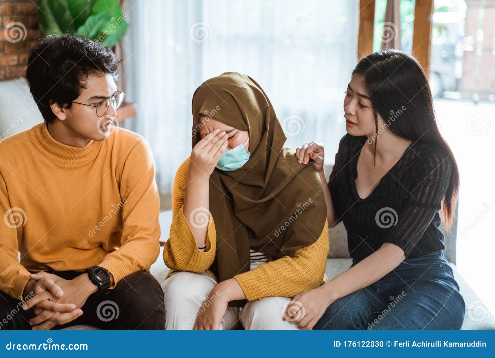 Family Support on People Getting Sick Stock Photo - Image of sharing ...