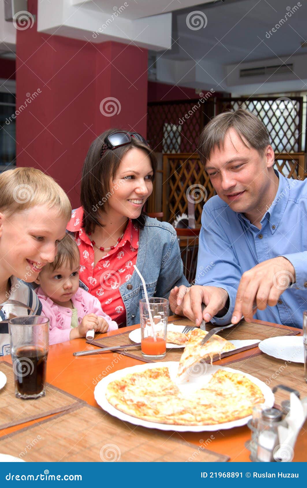 Family at table stock image. Image of male, comfort, pleasure - 21968891