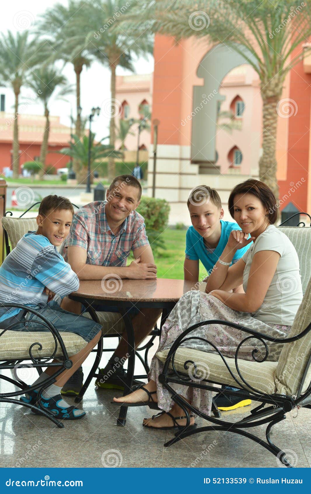 Family at the table stock image. Image of looking, female - 52133539