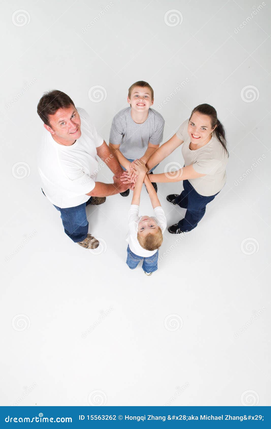 Family teamwork stock photo. Image of mother, cheerful - 15563262