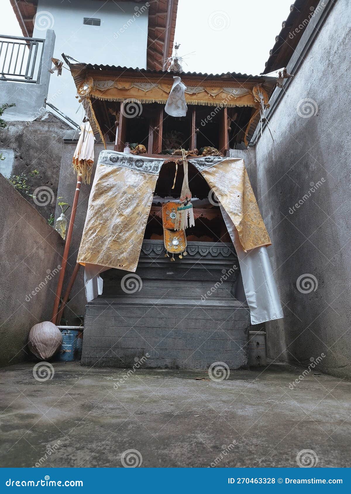 Family Temple in Bali stock photo. Image of town, shrine - 270463328