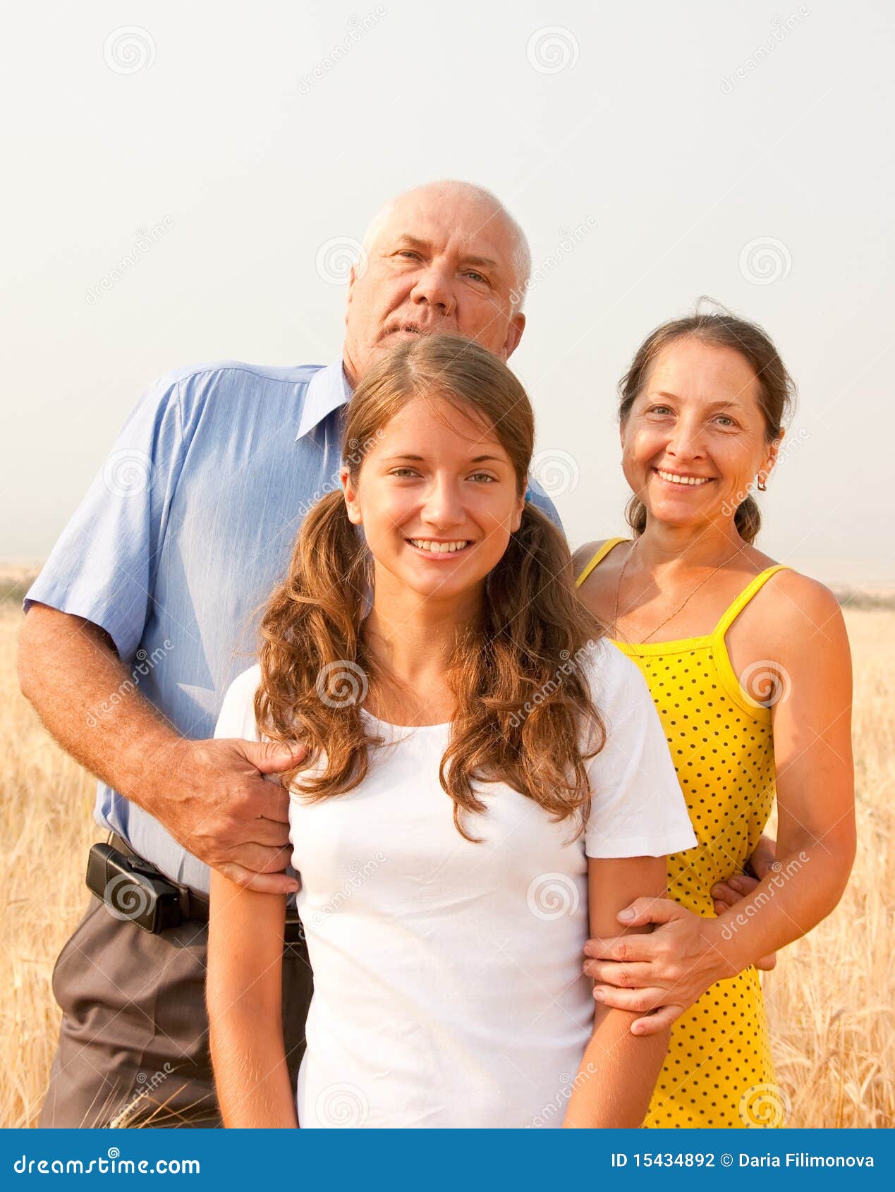 Family of Three stock photo. Image of female, love, beauty - 15434892