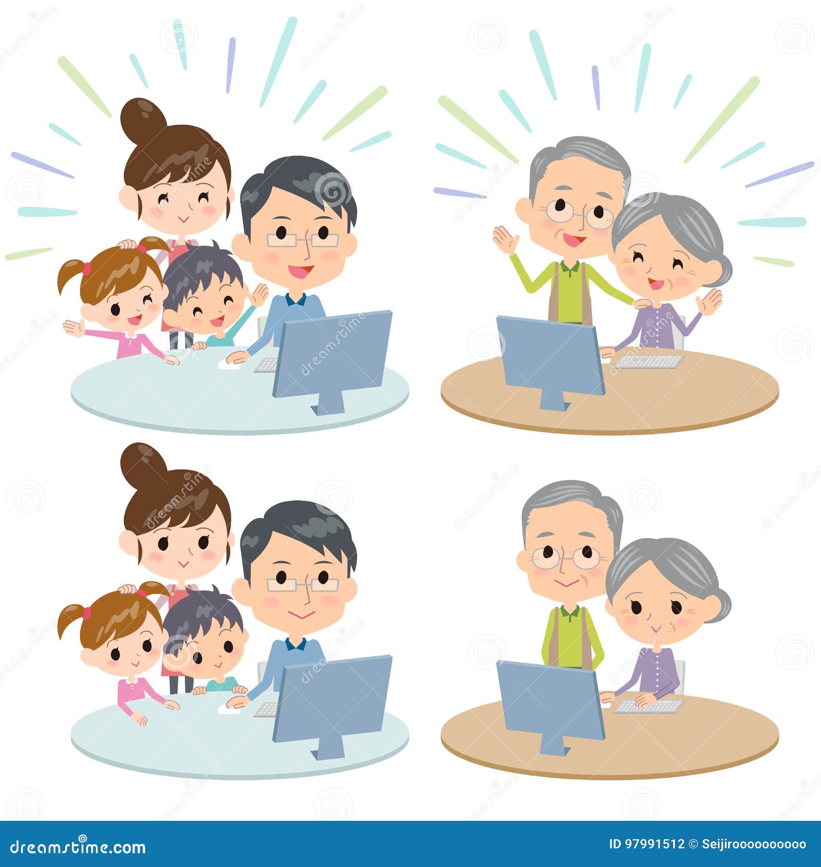 Family Communication Clipart