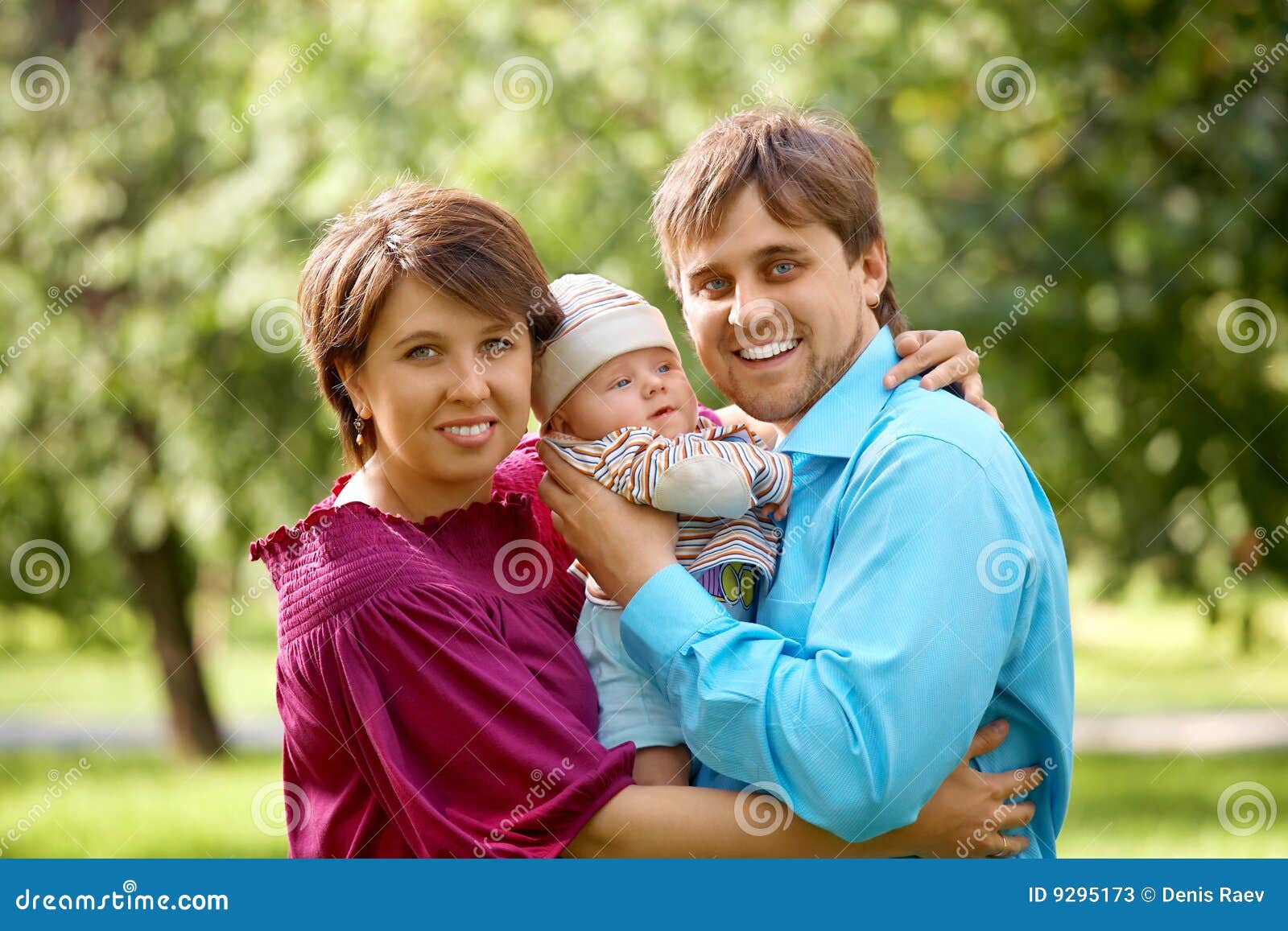 Family from three persons stock image. Image of family - 9295173