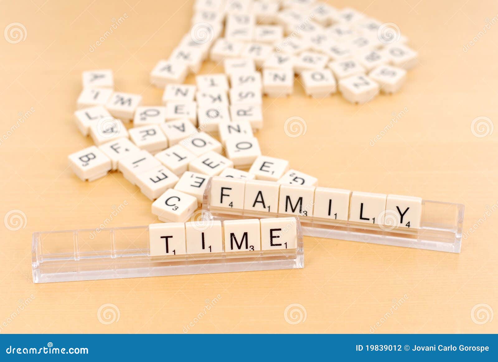 Family Time stock photo. Image of time, letters, leisure - 19839012