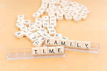 Family Time stock photo. Image of time, letters, leisure - 19839012