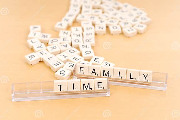 Family Time stock photo. Image of time, letters, leisure - 19839012
