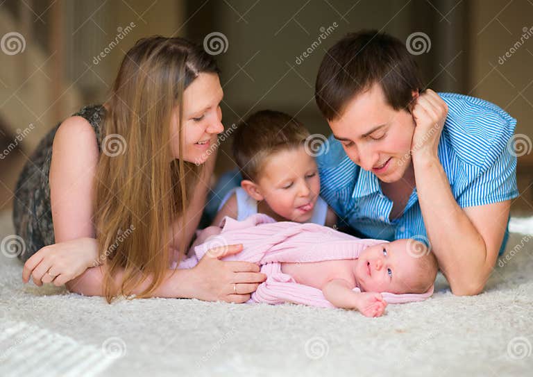 Family time stock photo. Image of fatherhood, little, inside - 6101704