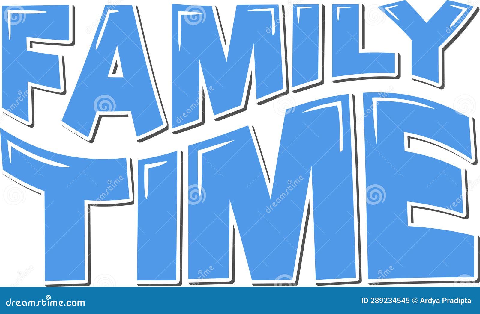 Family Time Lettering Vector Stock Vector - Illustration of ...