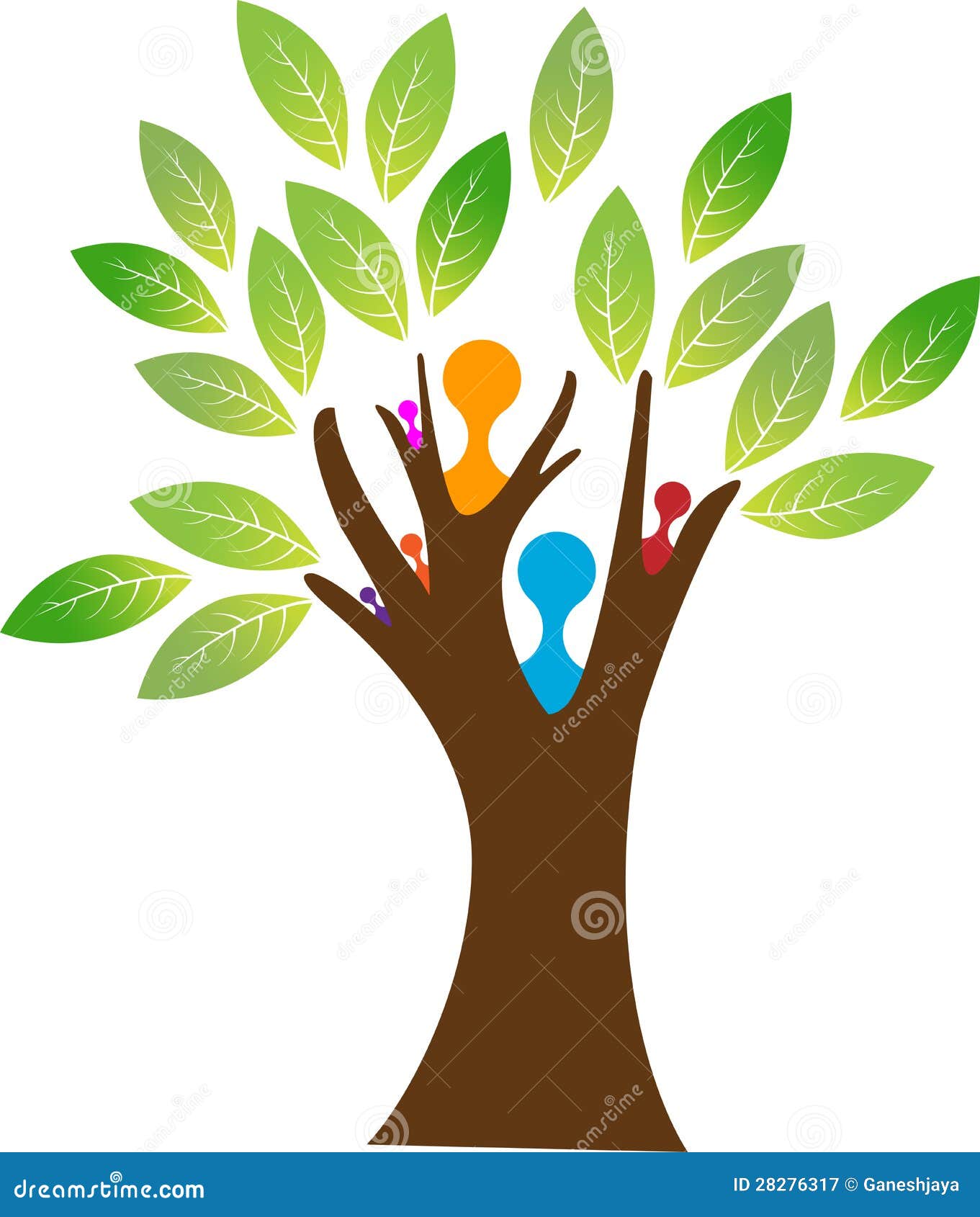 Family tree stock vector. Illustration of element, emblem - 28276317
