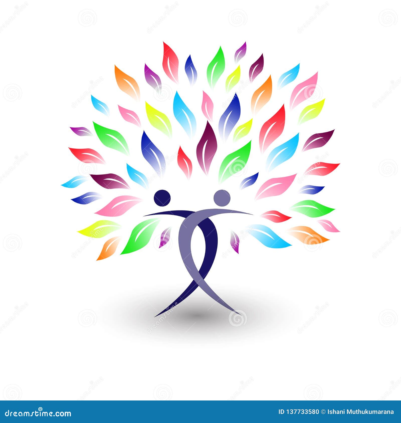 Family tree logo stock vector. Illustration of clean - 137733580