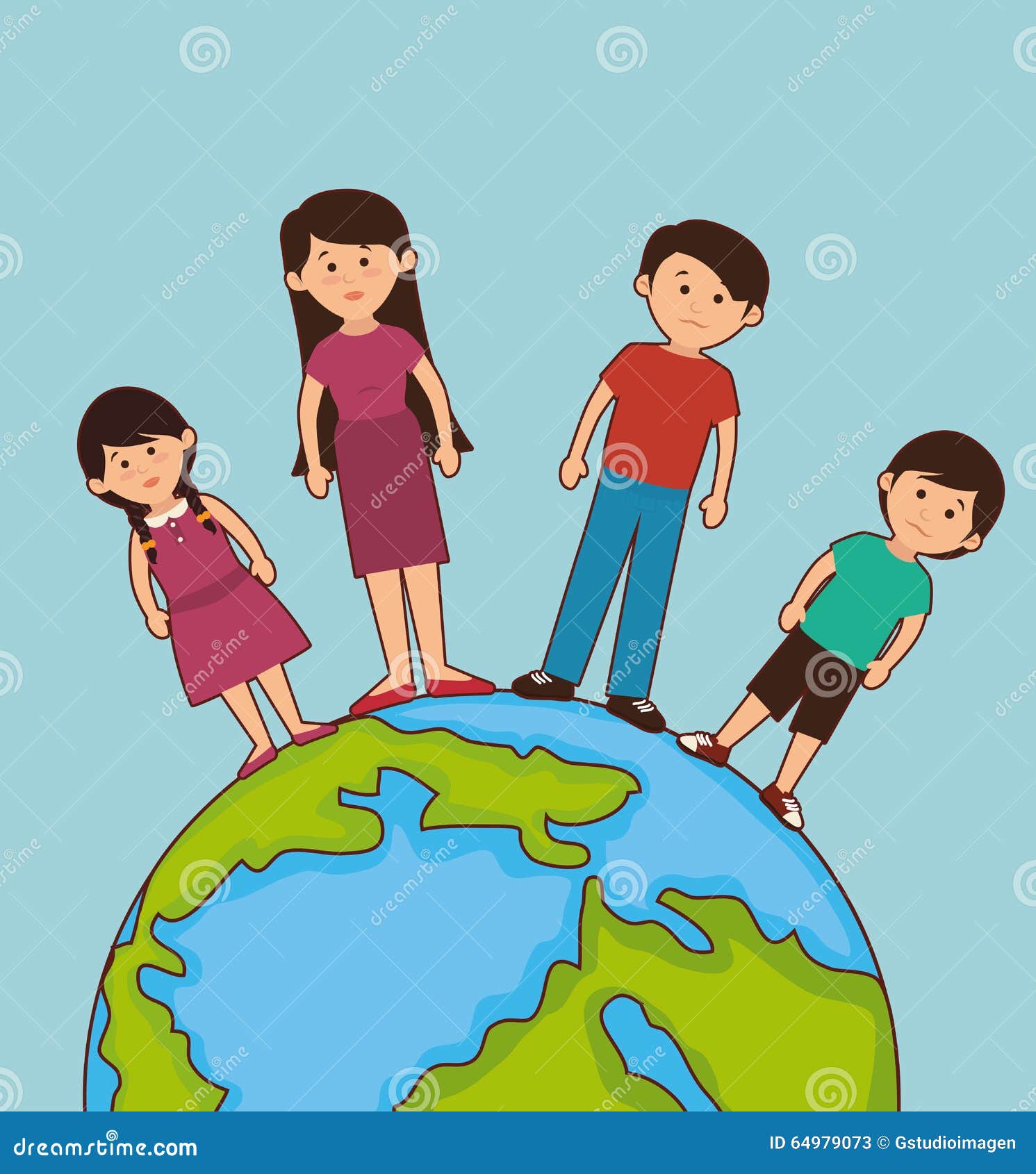 Family unity design stock illustration. Illustration of daugther - 64979073