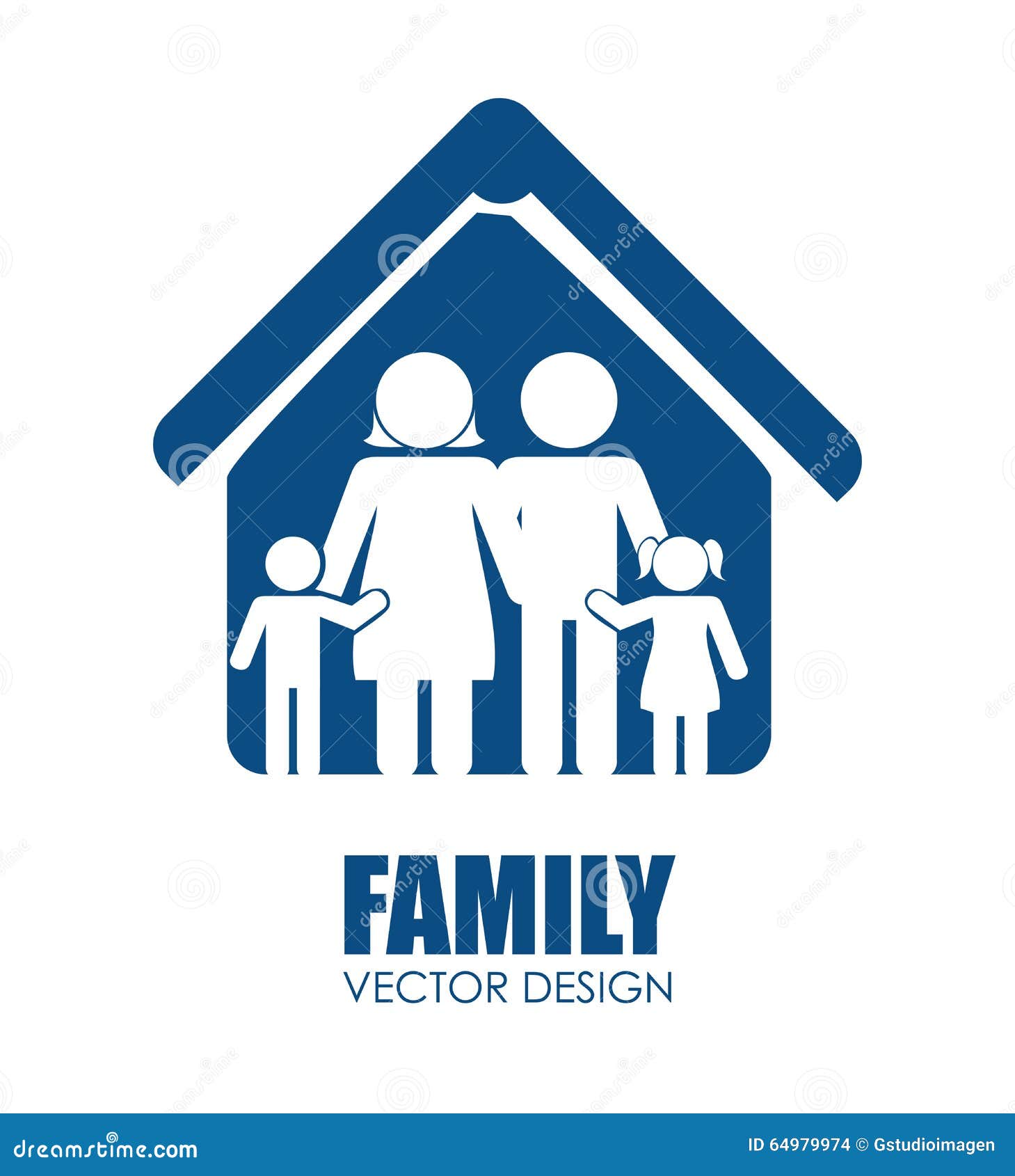 Family unity design stock illustration. Illustration of user - 64979974