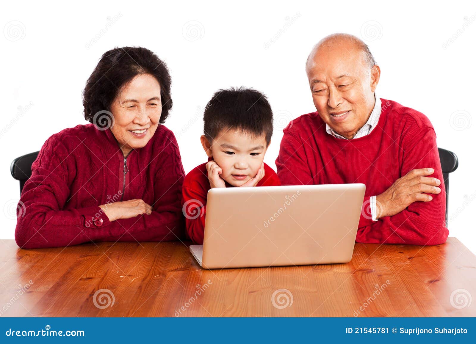 Family using computer stock image. Image of celebrate - 21545781