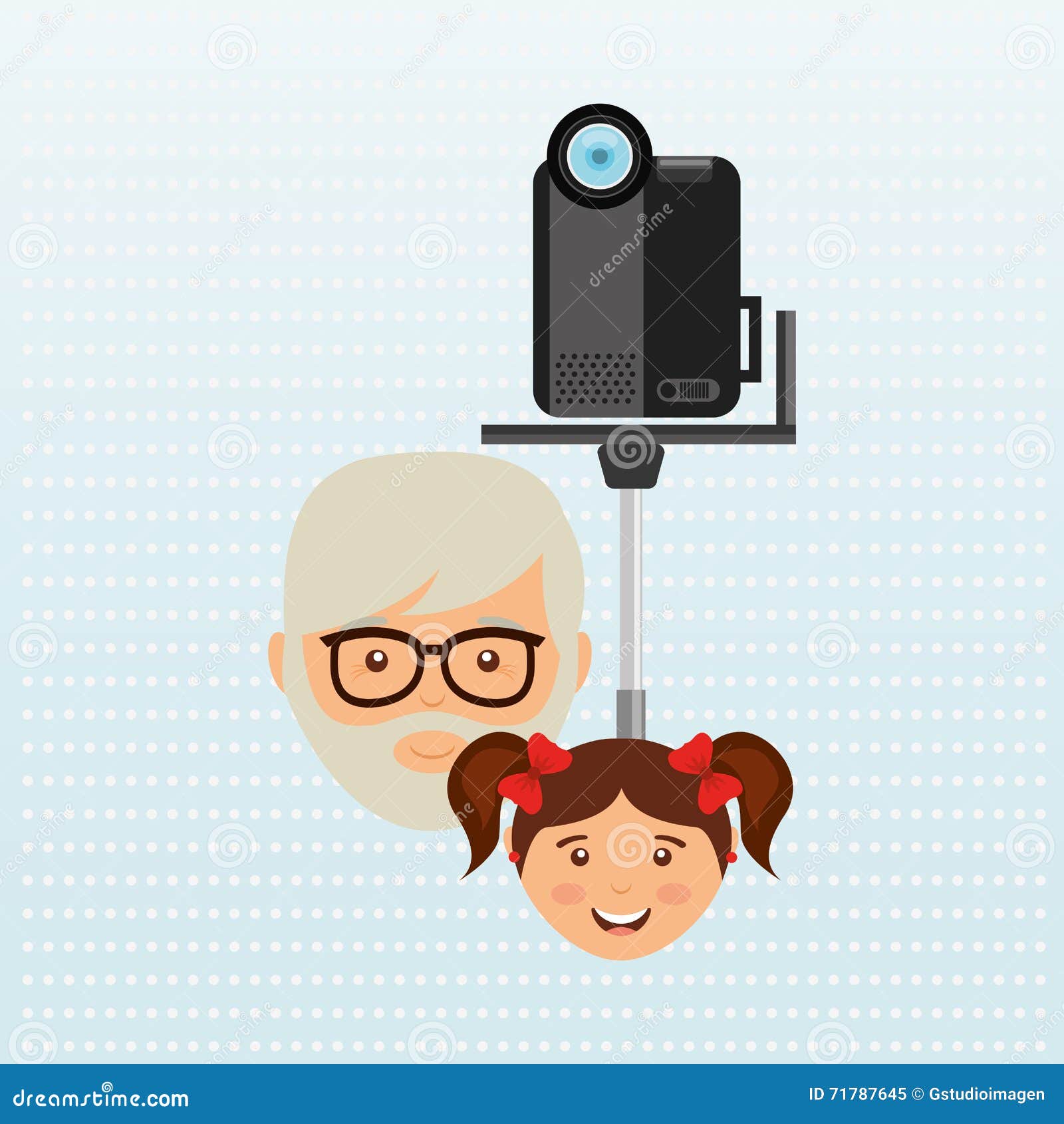 Family video camera design stock illustration. Illustration of object ...