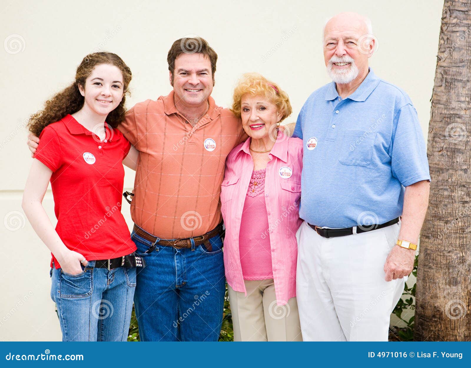 Family that Votes Together stock photo. Image of happy - 4971016