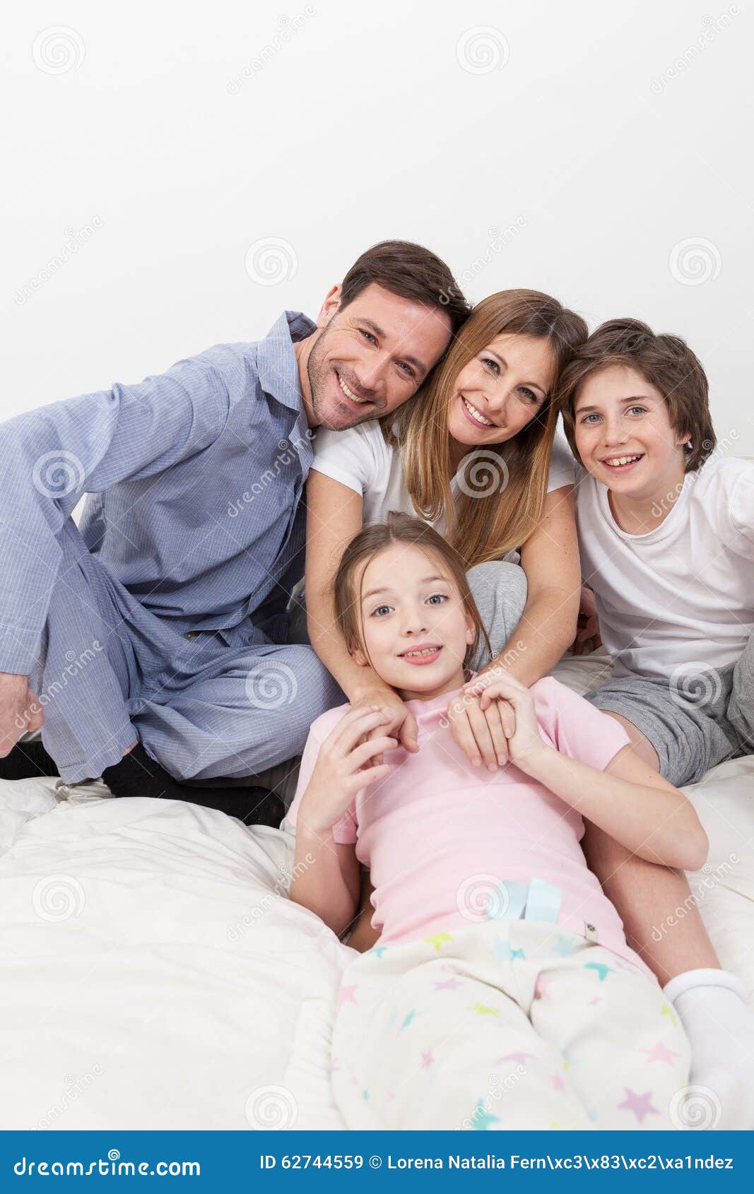 Family wake up stock image. Image of parent, enjoyment - 62744559