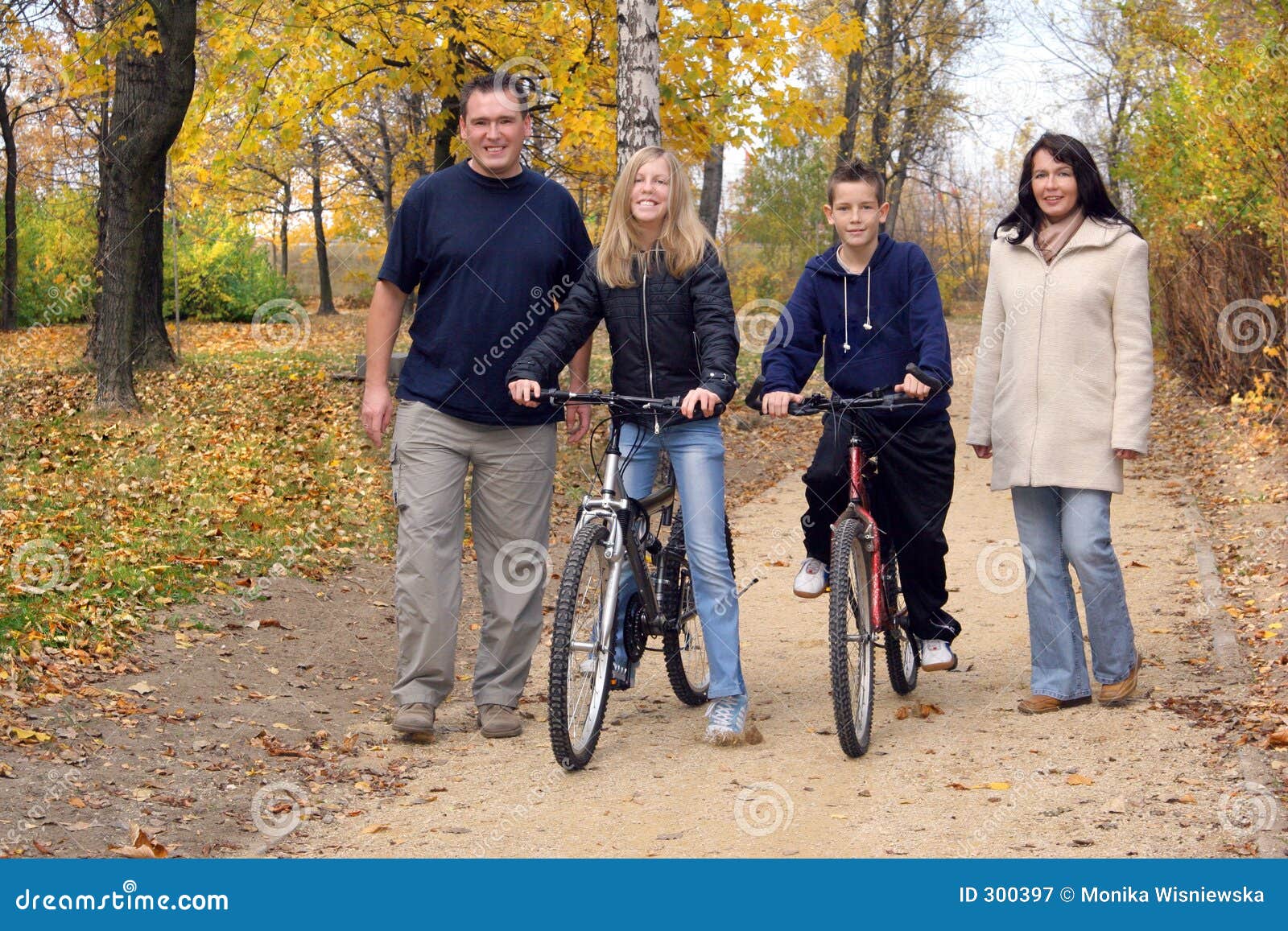 Family - Walk stock image. Image of outdoors, autumn, outside - 300397