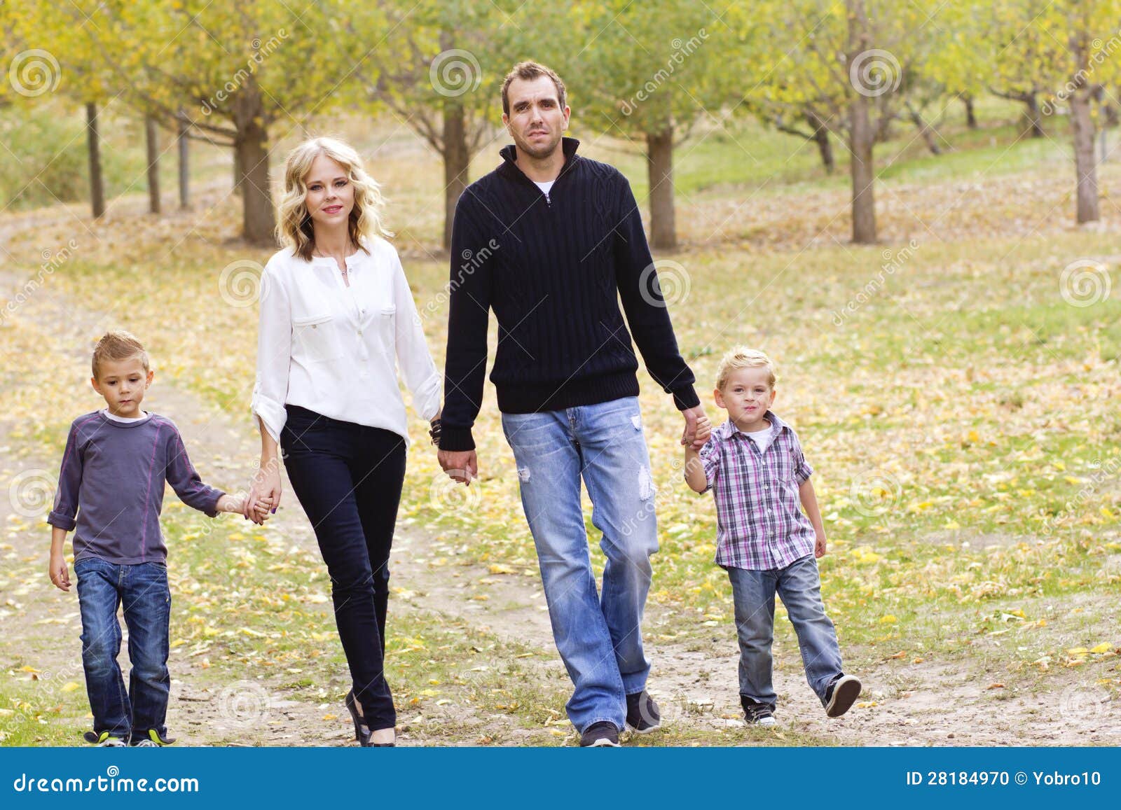 Family on a walk together stock photo. Image of togetherness - 28184970