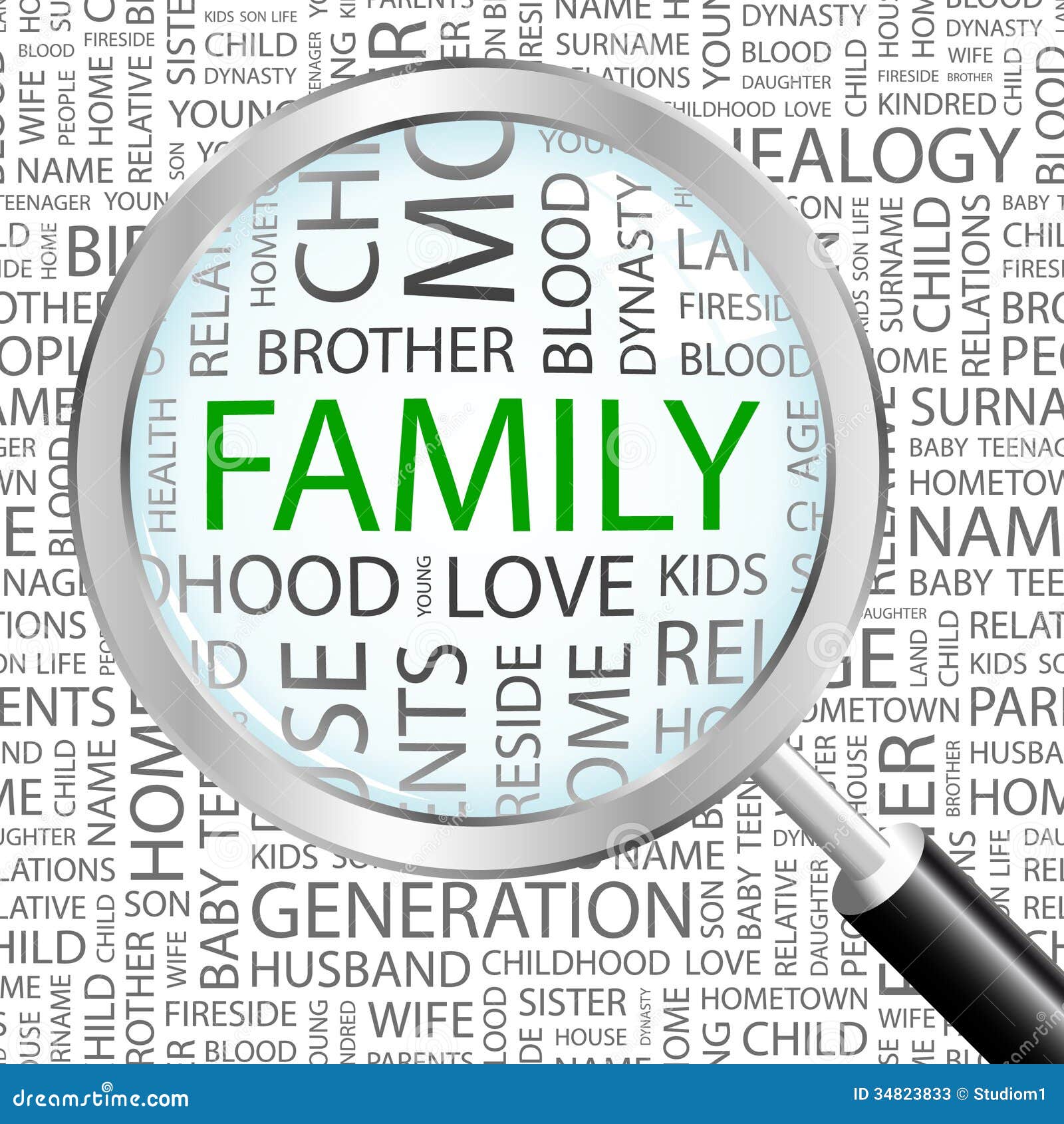 FAMILY. stock vector. Illustration of father, fireside - 34823833