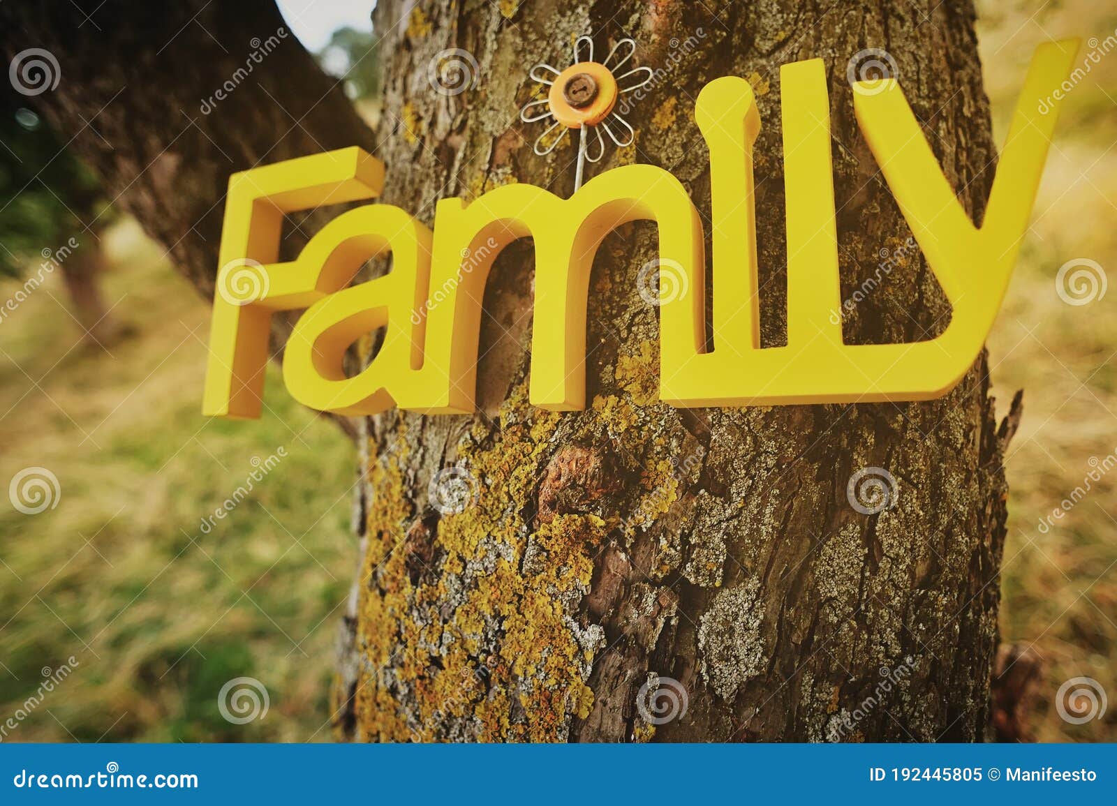 Family Word On The Tree Royalty-Free Stock Image | CartoonDealer.com ...