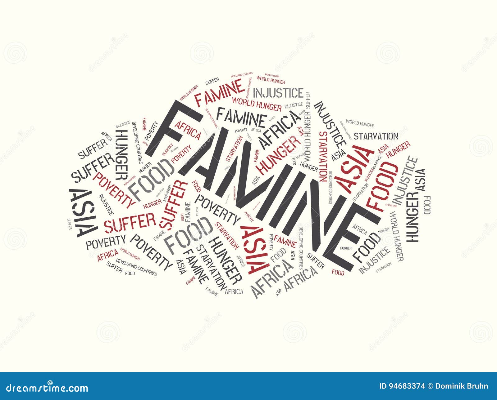 FAMINE - Image With Words Associated With The Topic FAMINE, Word Cloud ...