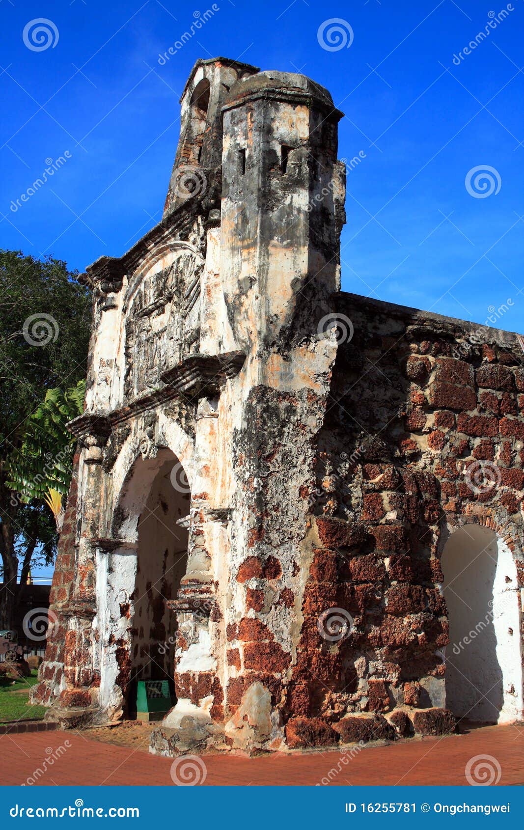 A Famosa Fort stock image. Image of fortification, architecture - 16255781