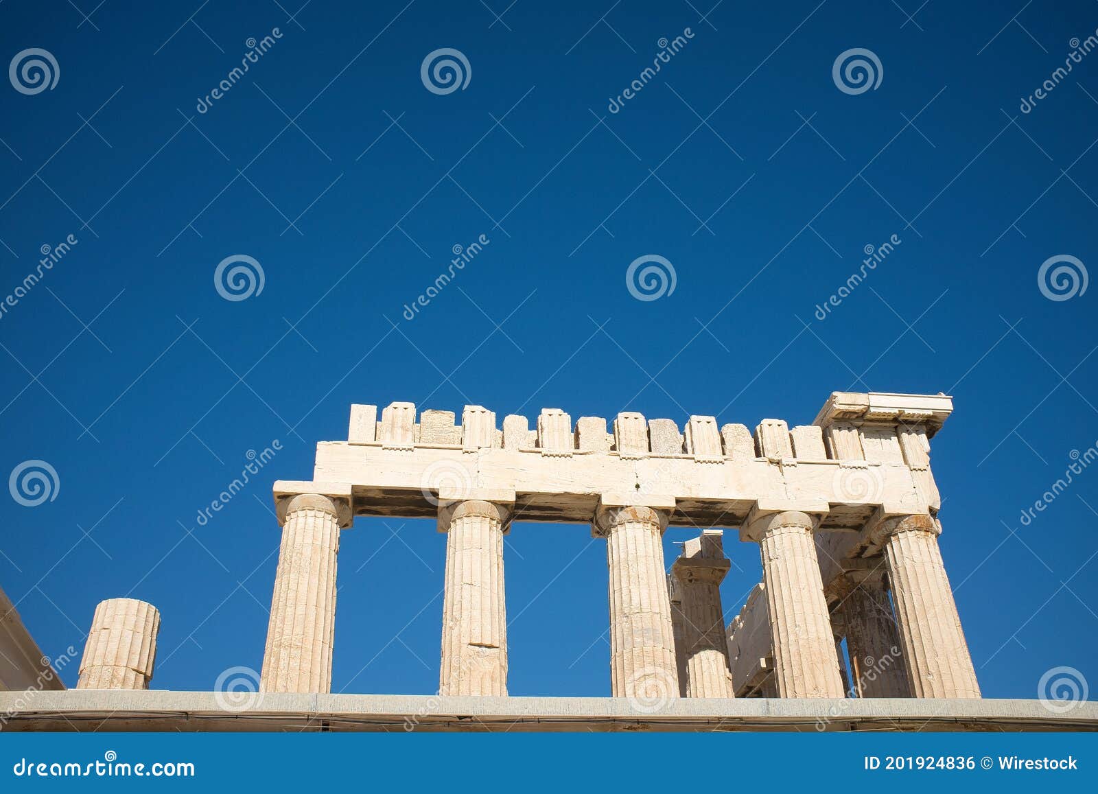 Famous Acropolis of Athens, Greece Stock Photo - Image of culture ...