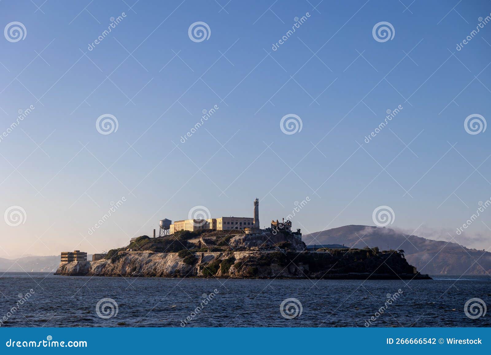 Famous Alcatraz Prison in the San Francisco Bay Stock Photo - Image of ...