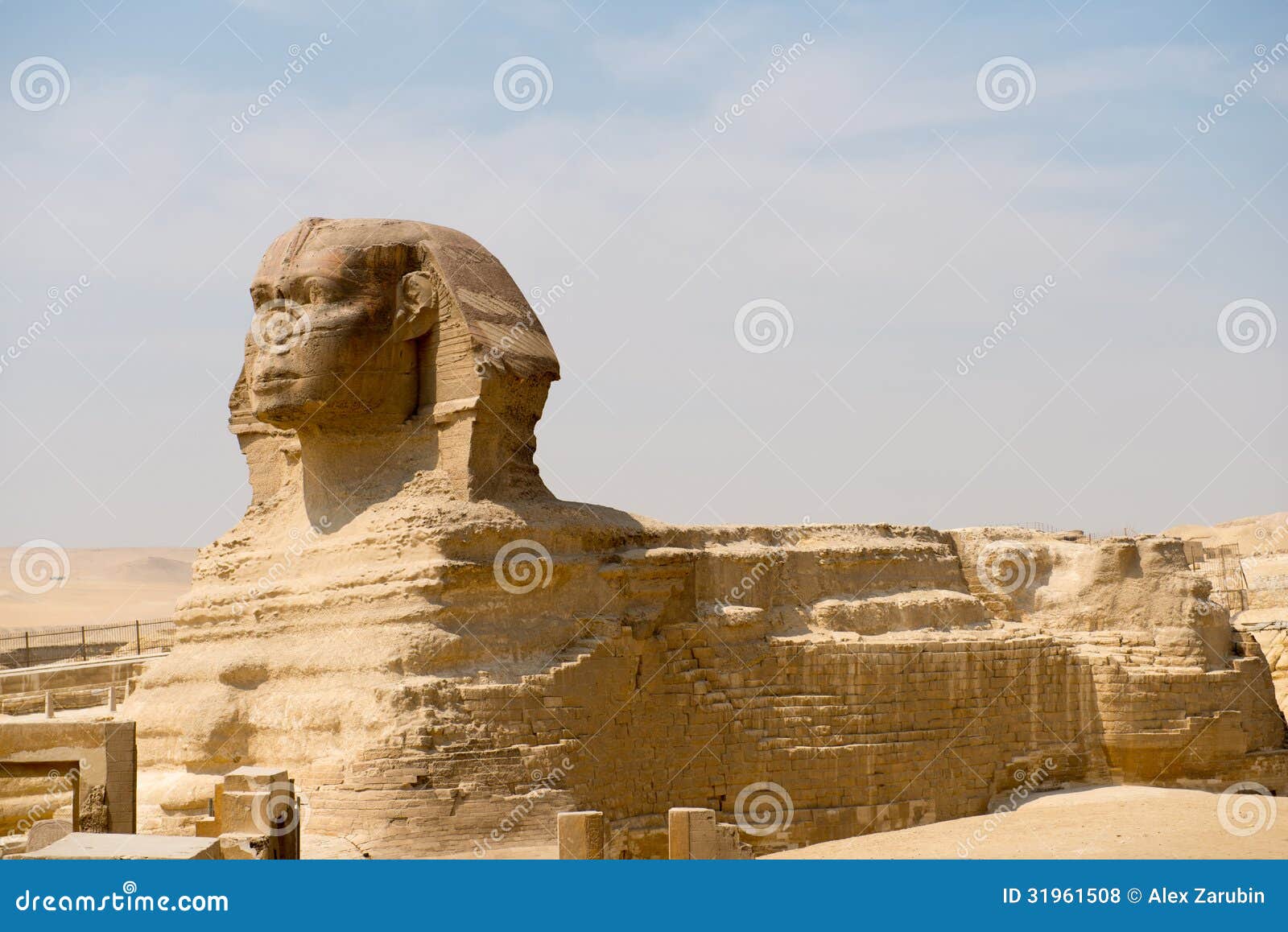 Famous Ancient Statue of Sphinx Stock Photo - Image of pharaoh ...