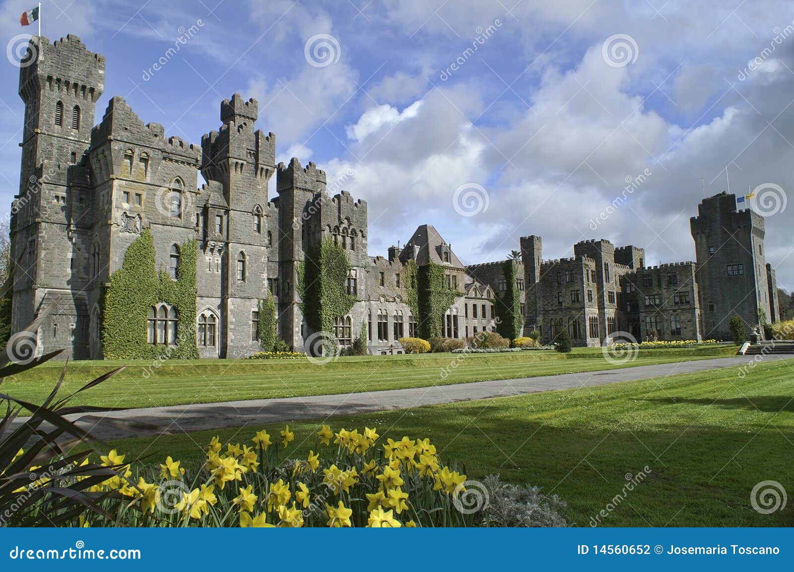Famous Ashford Castle, County Mayo, Ireland. Stock Photo - Image of ...