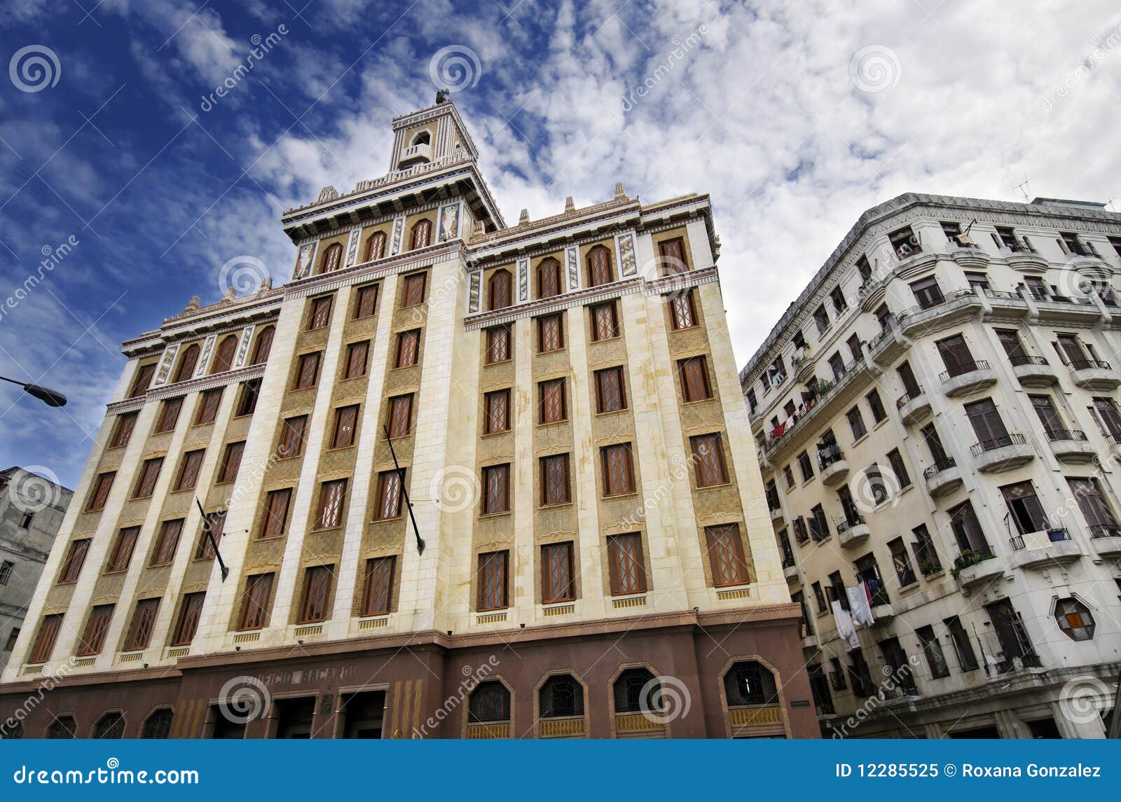 Famous Bacardi Building in Havana, Cuba. Editorial Image - Image of ...