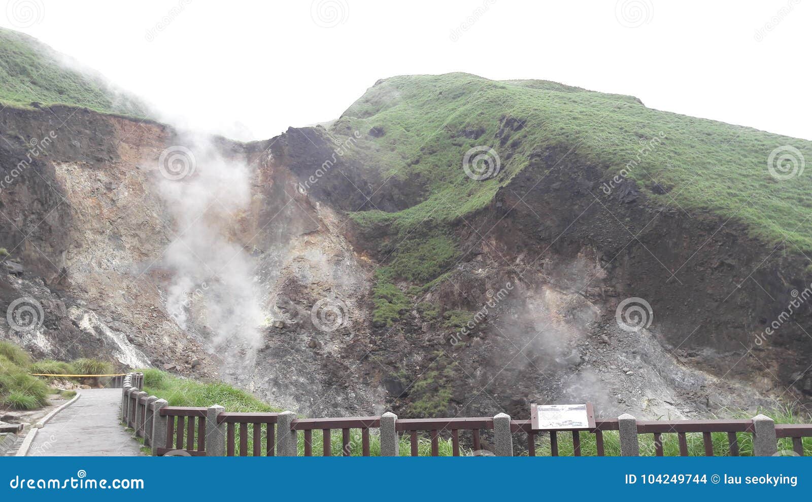 Volcano stock photo. Image of beautiful, hill, volcano - 104249744