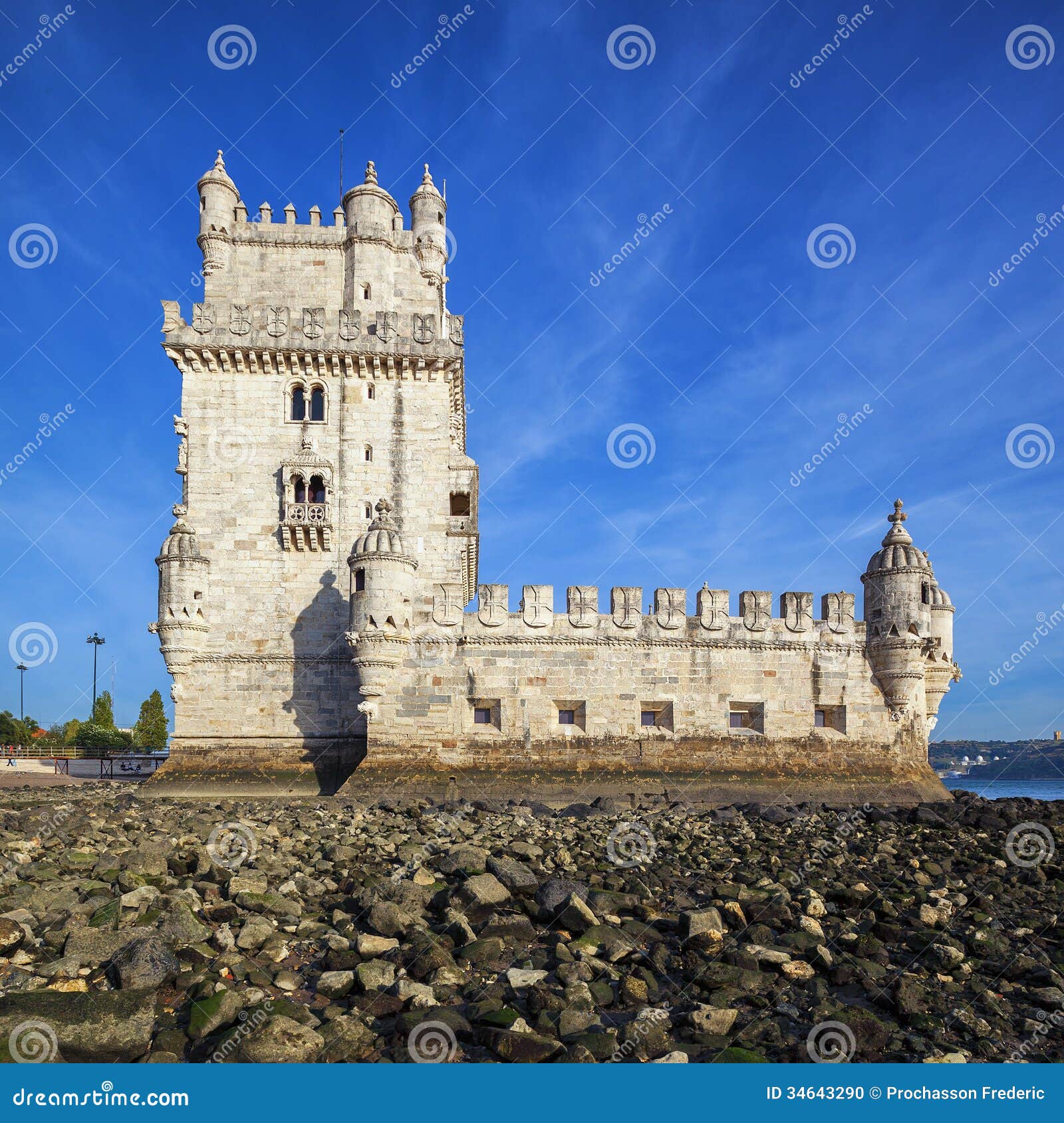 Famous Belem tower stock photo. Image of ancient, culture - 34643290