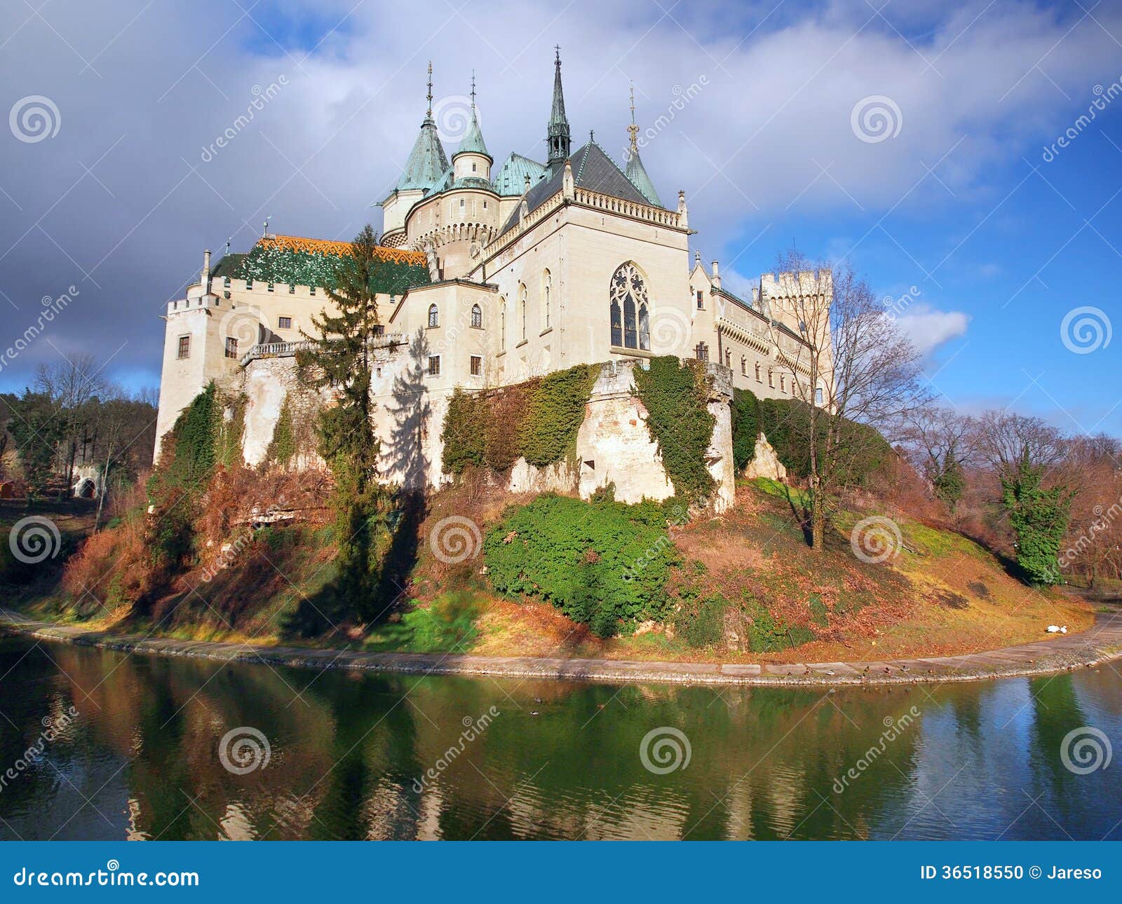 Bojnice Castle And Romantic Towers Stock Photo | CartoonDealer.com ...