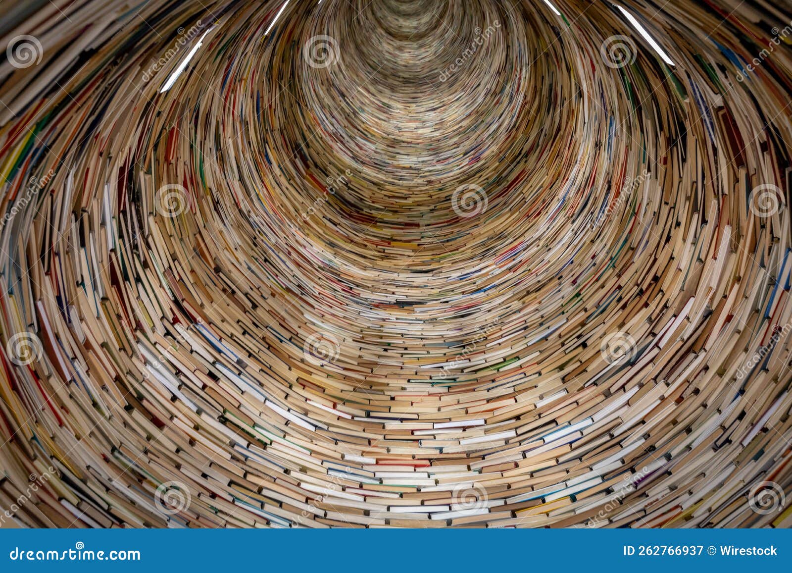 Famous Book Tunnel at the Municipal Library of Prague Stock Image ...