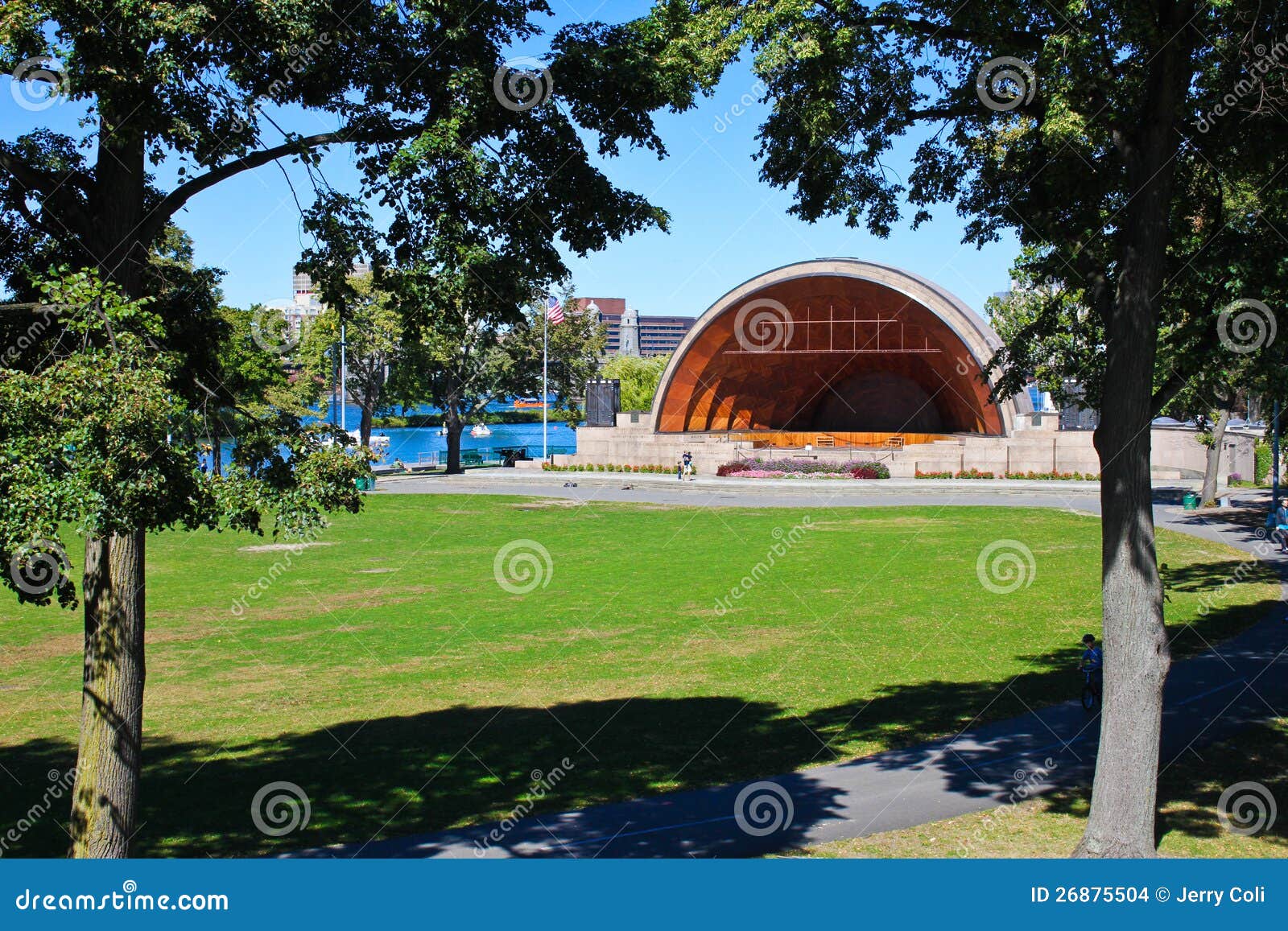 Famous Boston Hatch Shell. editorial stock image. Image of historic ...