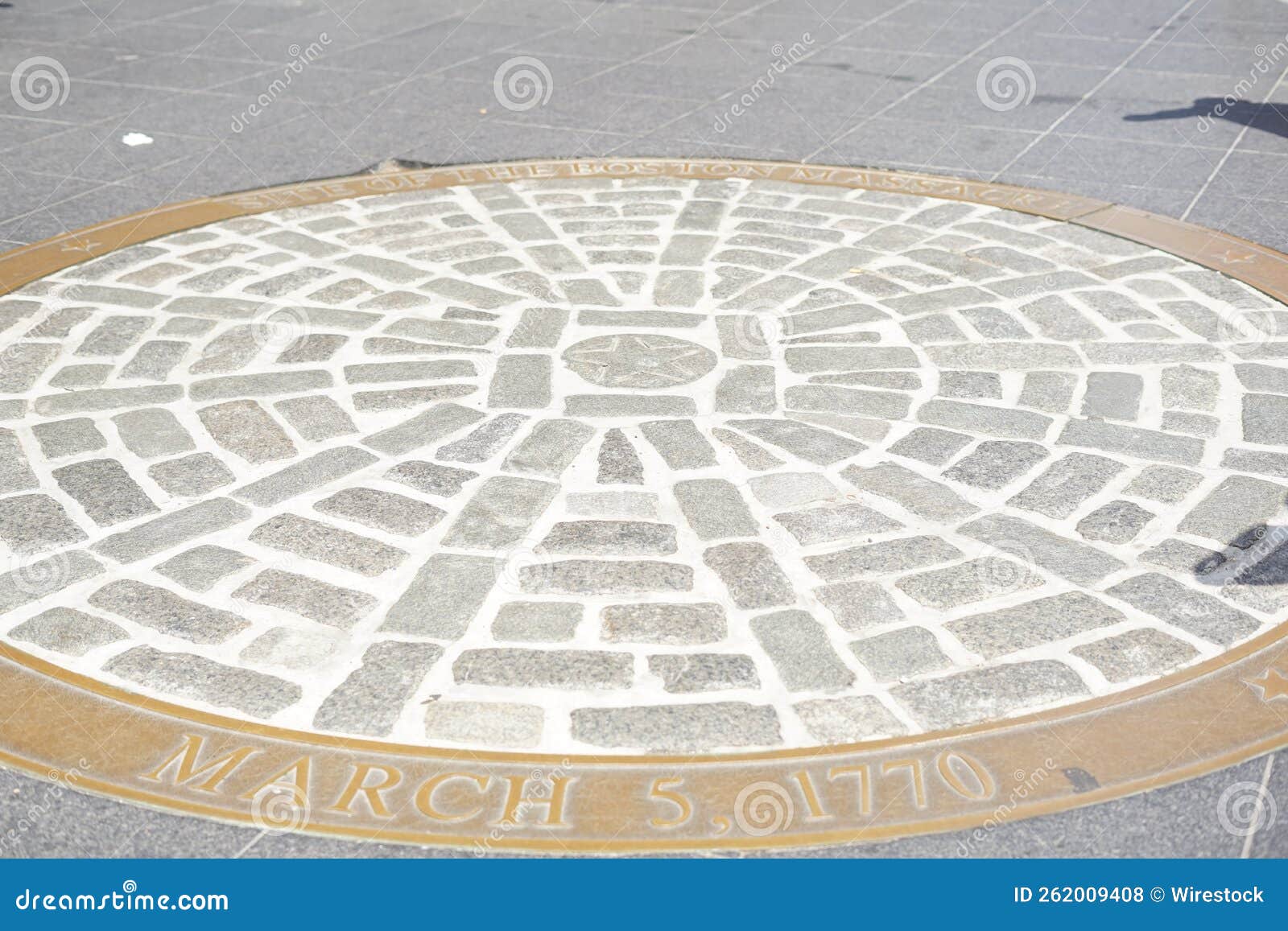 Famous Boston Massacre Monument in Boston, USA Editorial Stock Photo ...