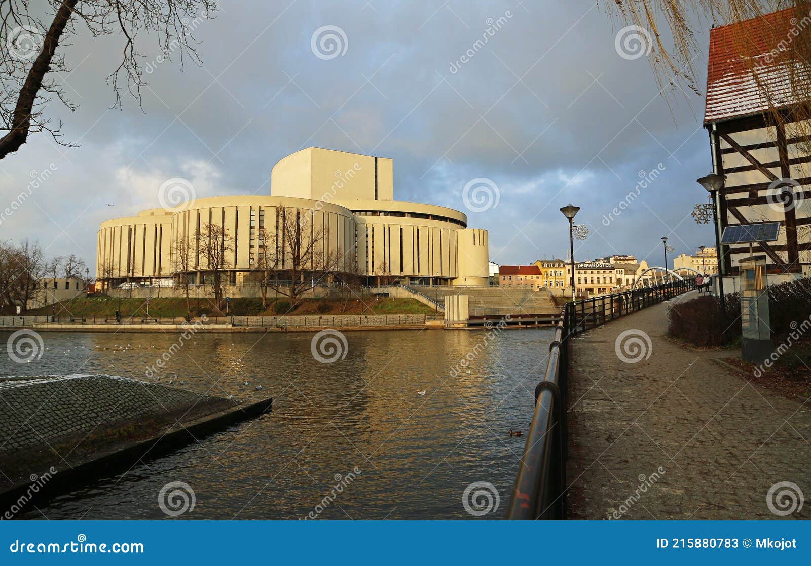 The path to Opera Nova stock image. Image of scenic - 215880783