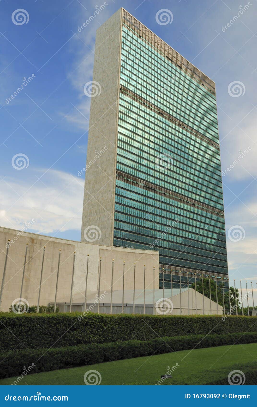 Famous Building of United Nations Organization Stock Photo - Image of ...