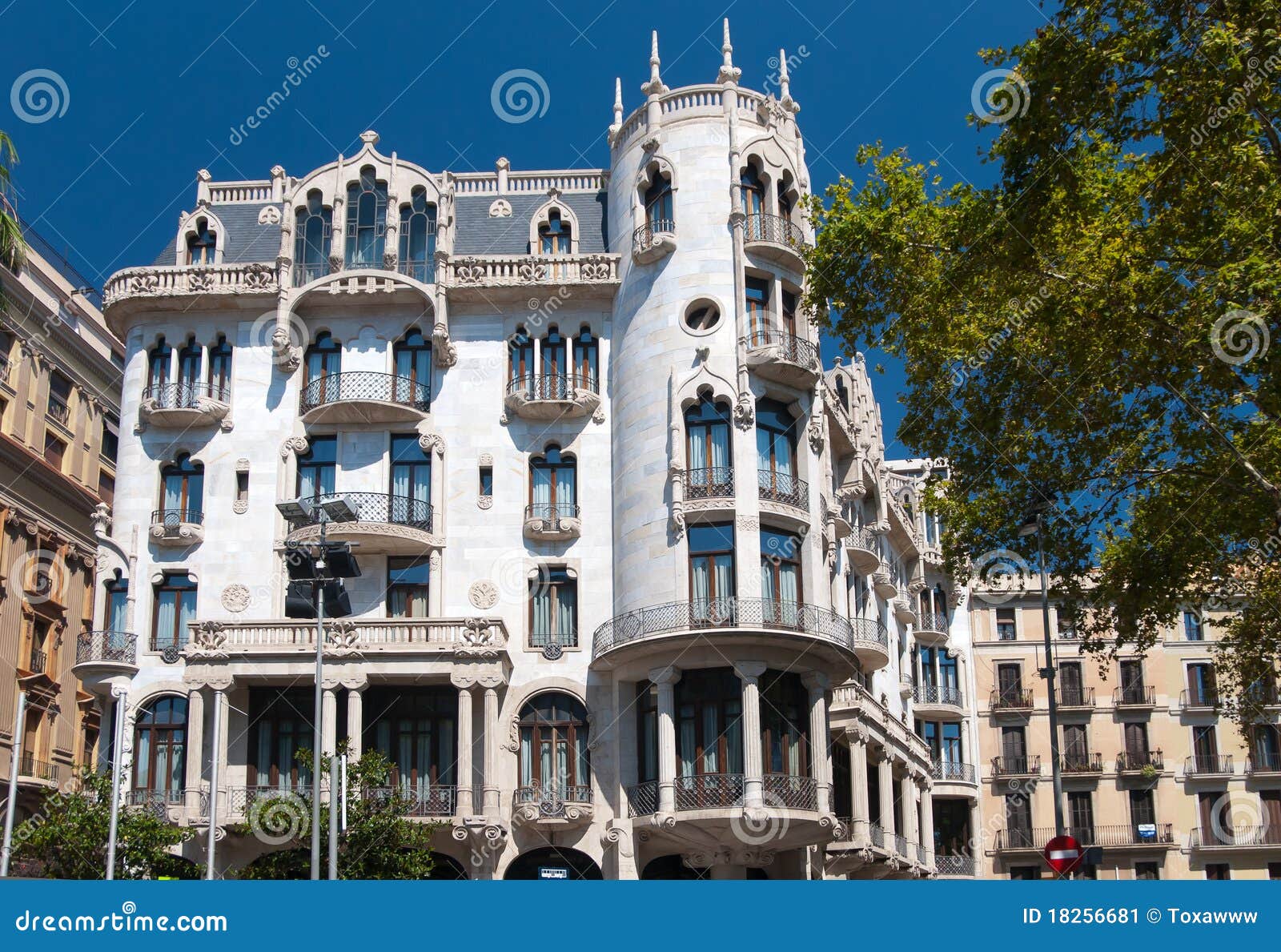 Famous Building Was Designed by Antoni Gaudi Editorial Photo - Image of ...