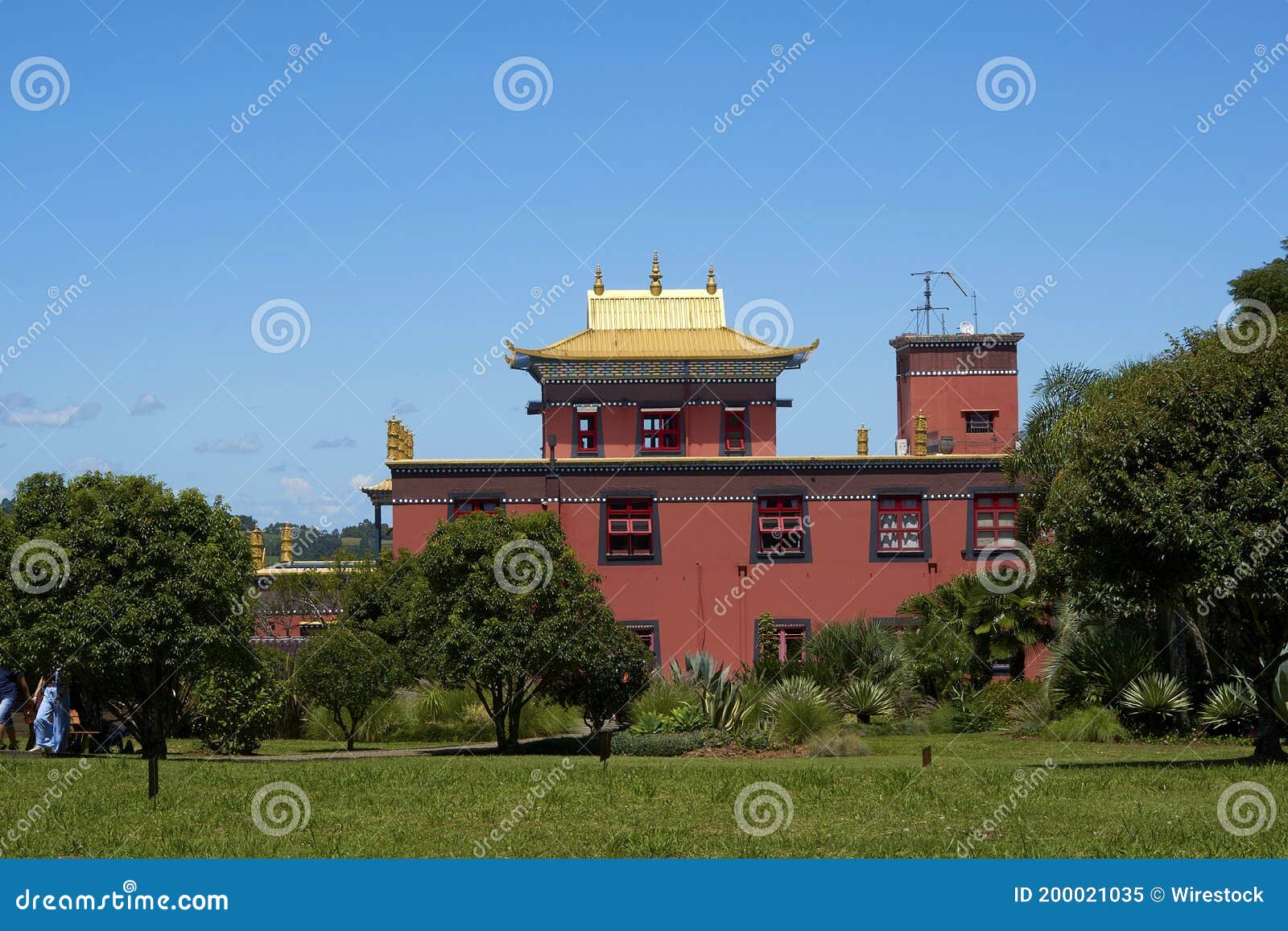 Famous Chagdud Gonpa Buddhist Temple in Brazil Stock Image - Image of ...